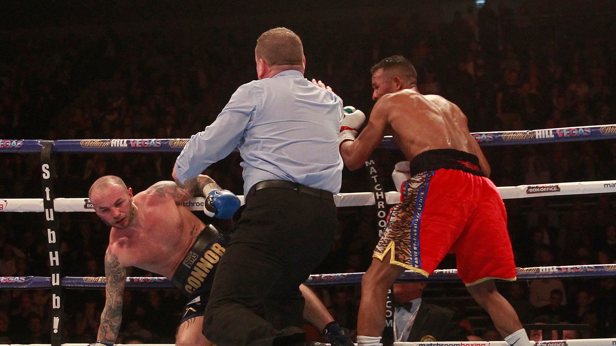 Joshua vs Whyte: Kevin Mitchell suffers stoppage defeat against Ismael ...