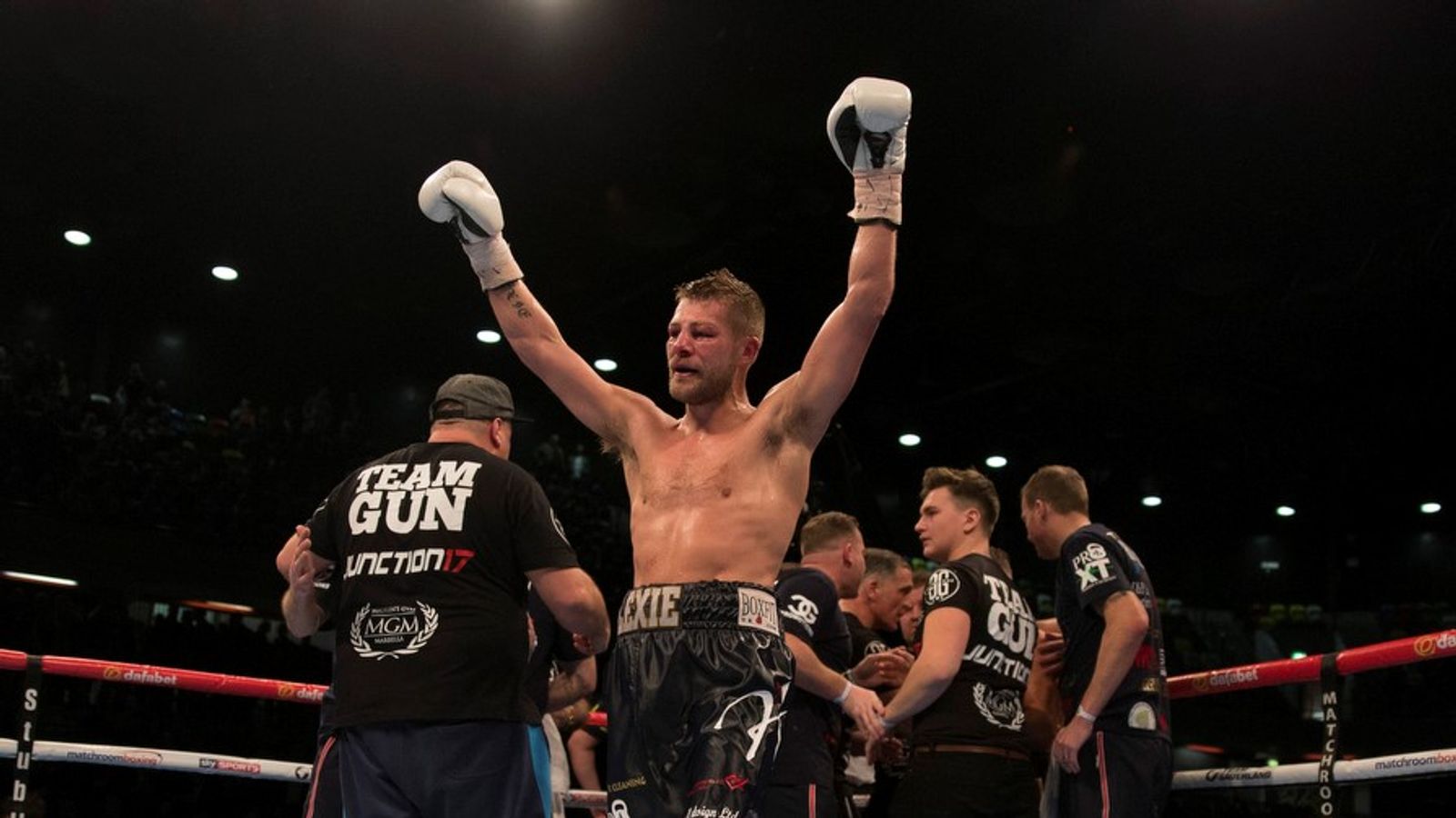 John Wayne Hibbert retains Commonwealth belt after halting Tommy Martin ...