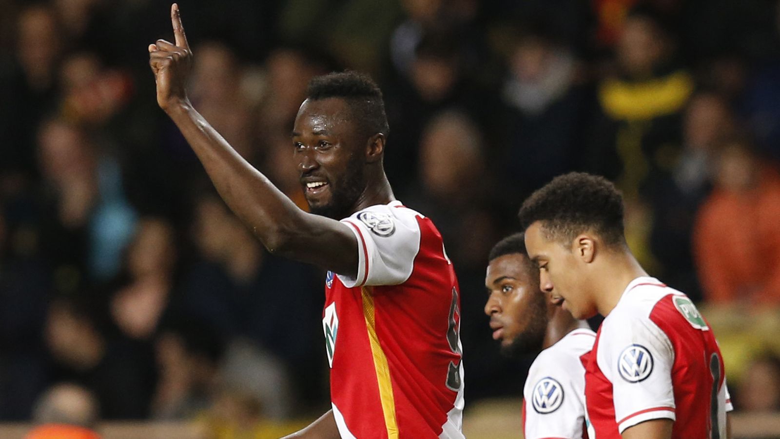 Lacina Traore sent off after scoring four goals for Monaco in 10-2 win ...