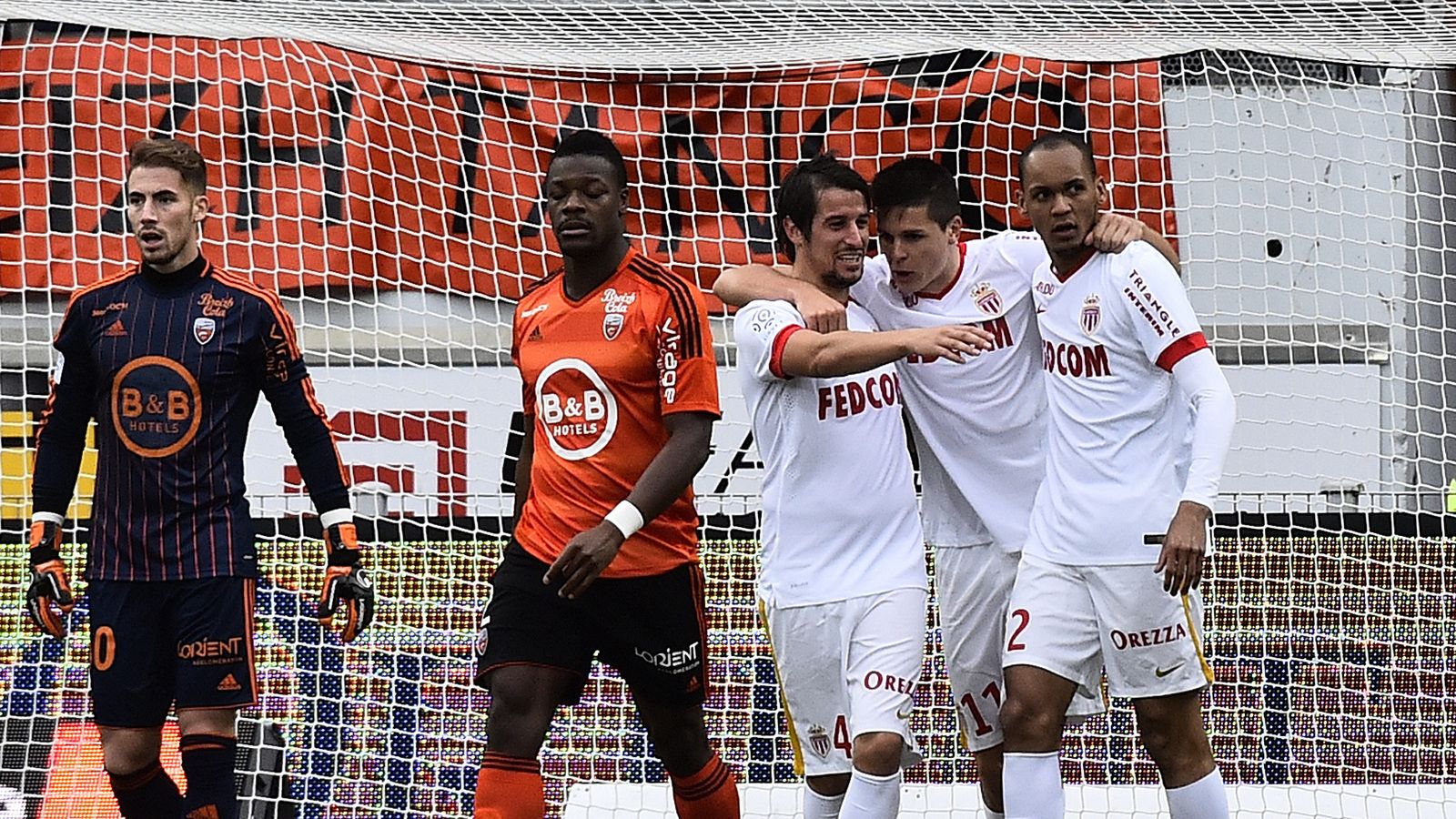 Monaco go second in Ligue 1 with Lorient win, Marseille beat Caen ...