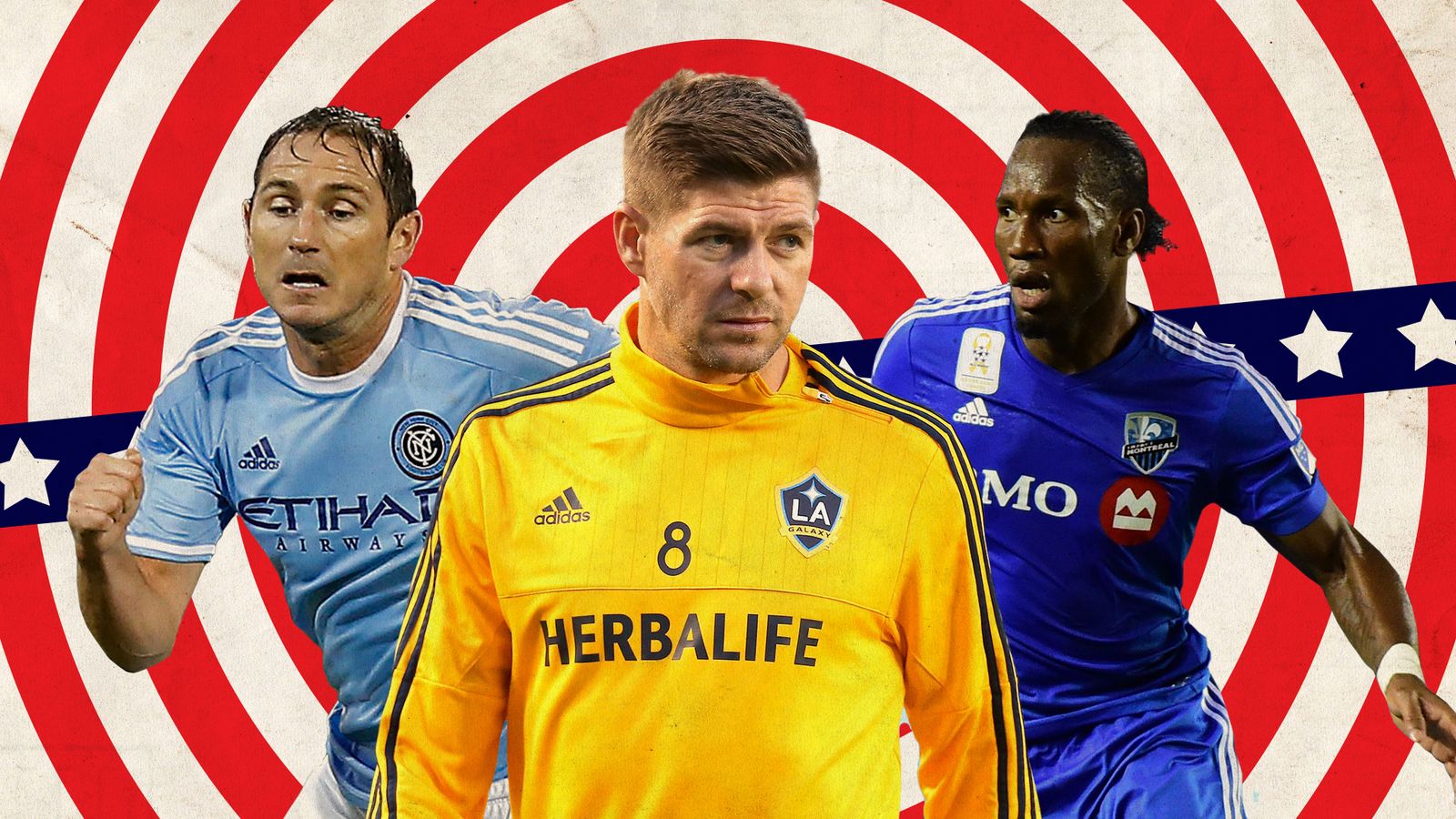 David Beckham, Steven Gerrard,, Thierry Henry: Rank your favourite MLS ...