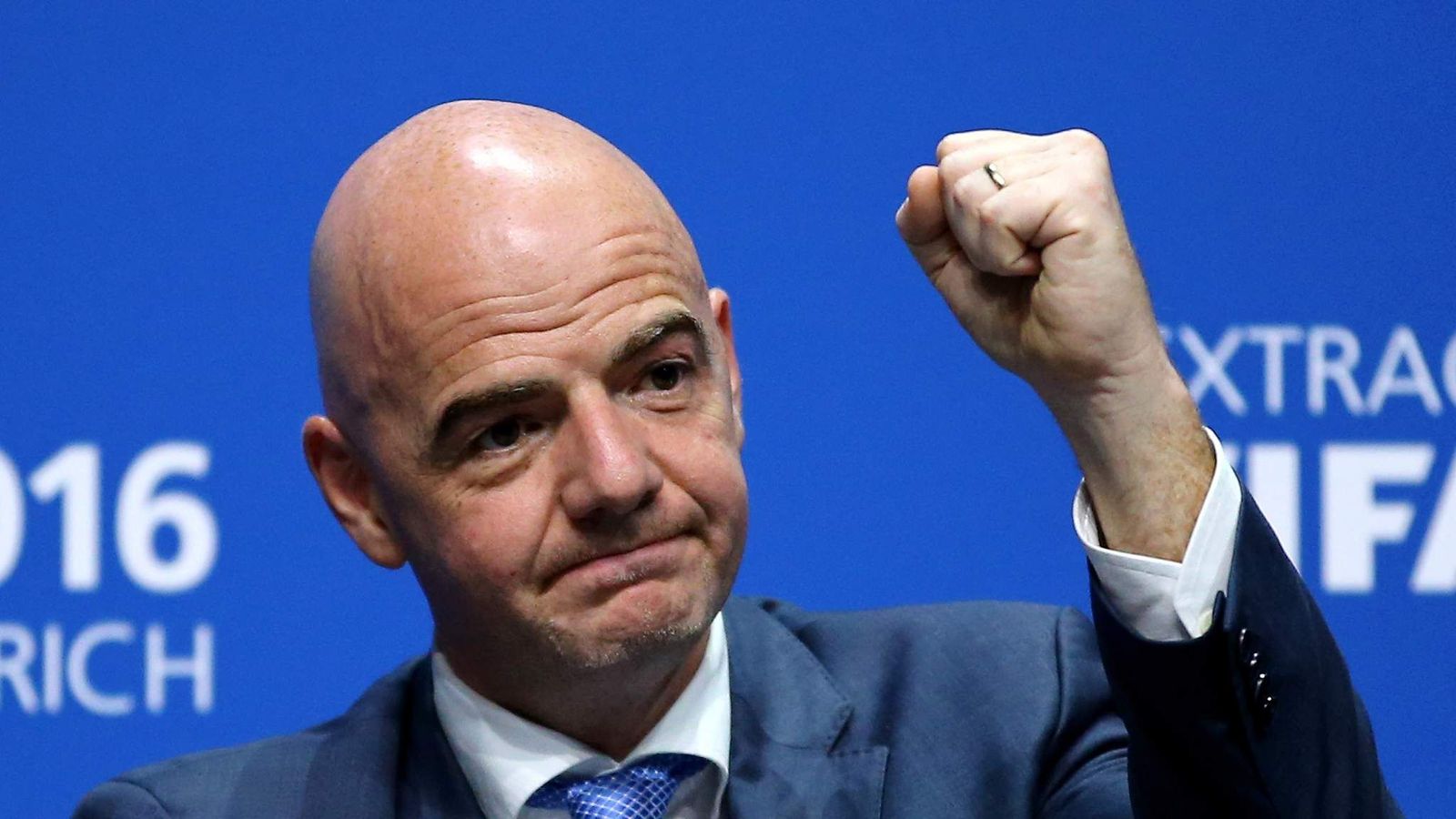 FIFA president Gianni Infantino makes the case for video replays ...