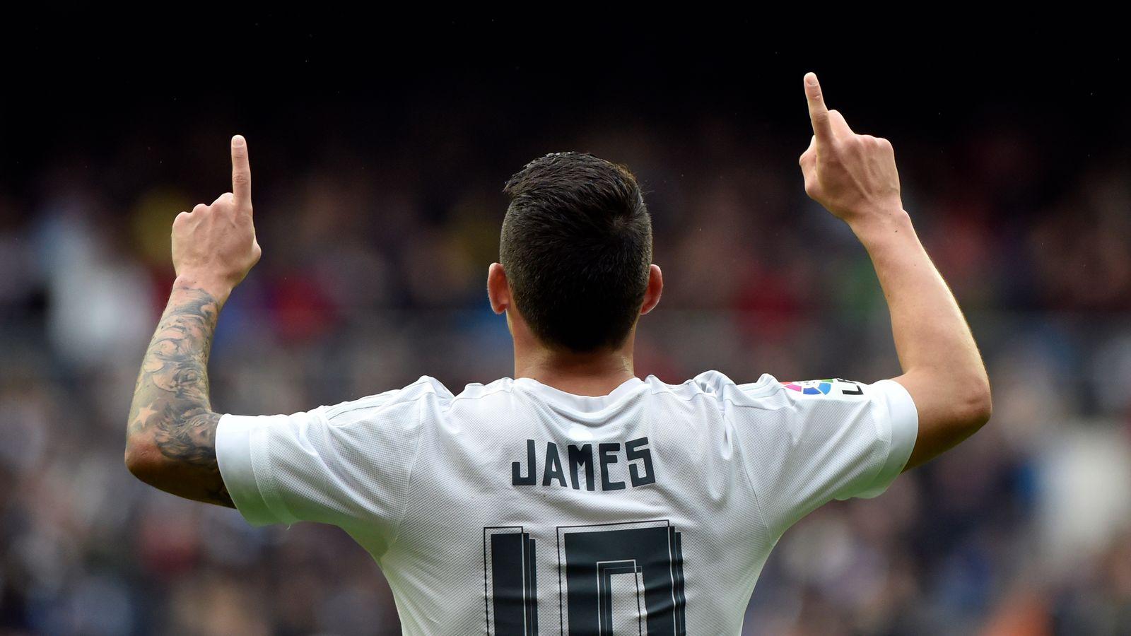 James Rodriguez determined to fight for place with Real Madrid ...