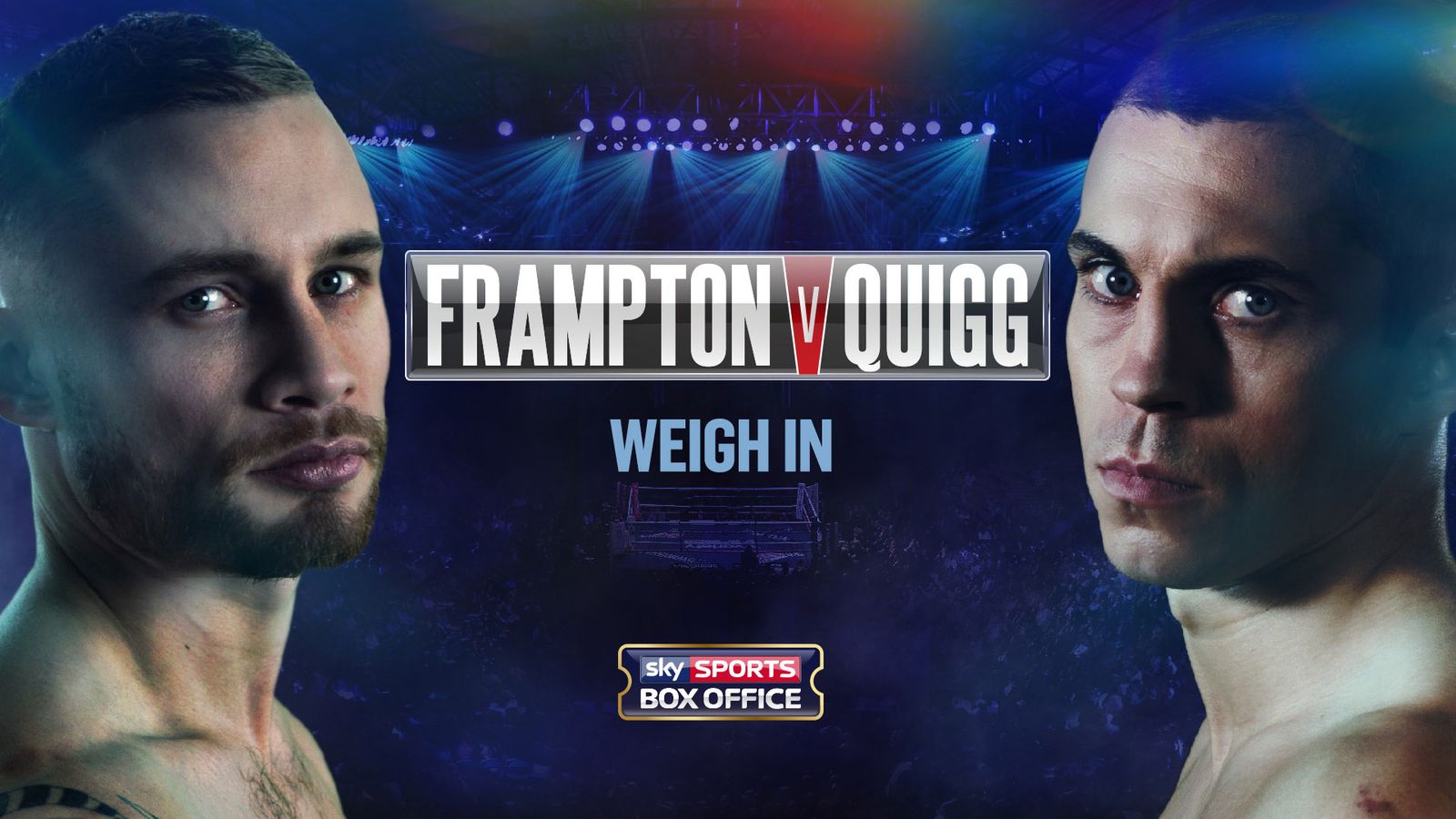 The weigh-in for Carl Frampton vs Scott Quigg | Boxing News | Sky Sports