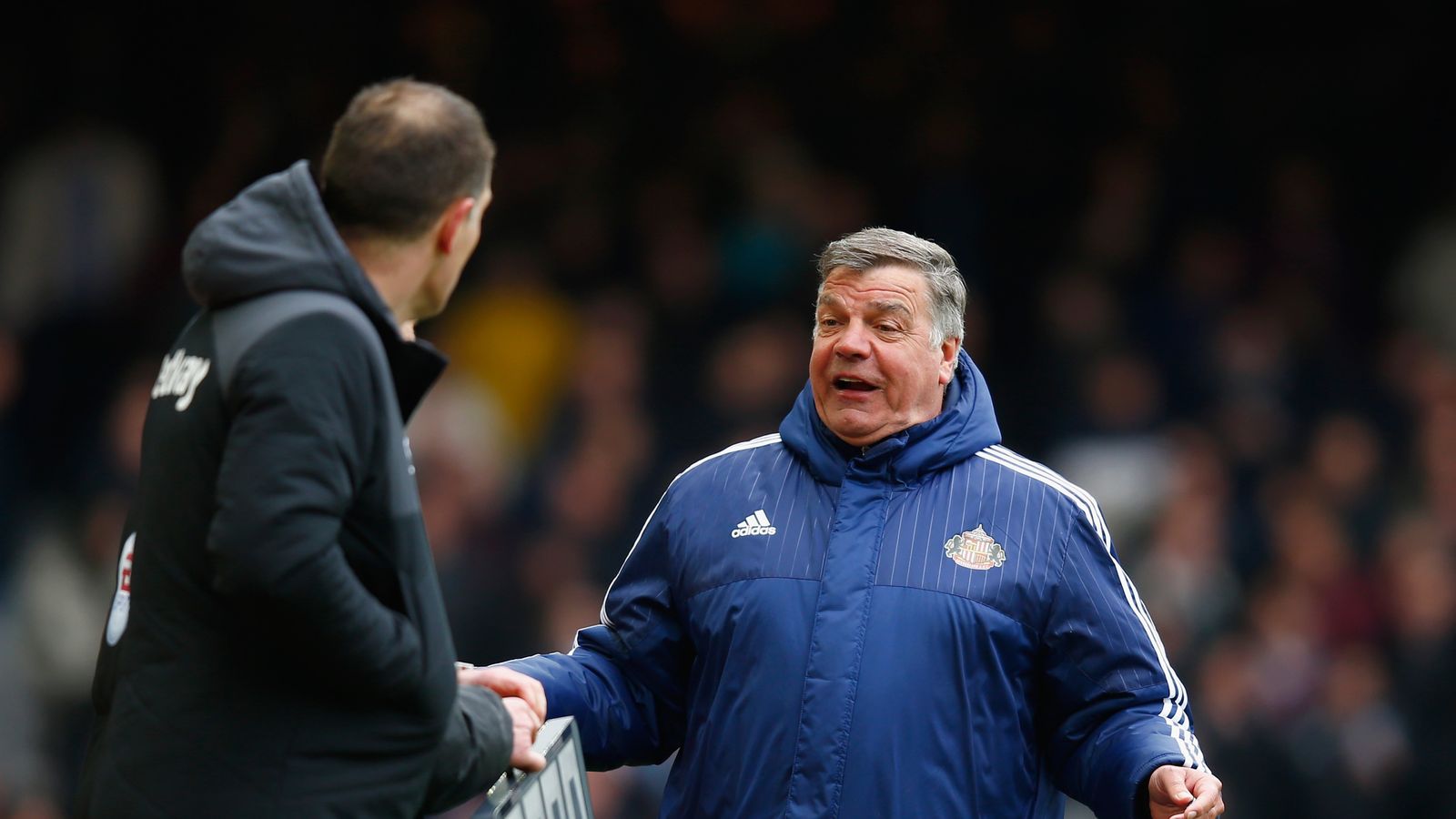 Sunderland boss Sam Allardyce says pressure is on for Palace game ...