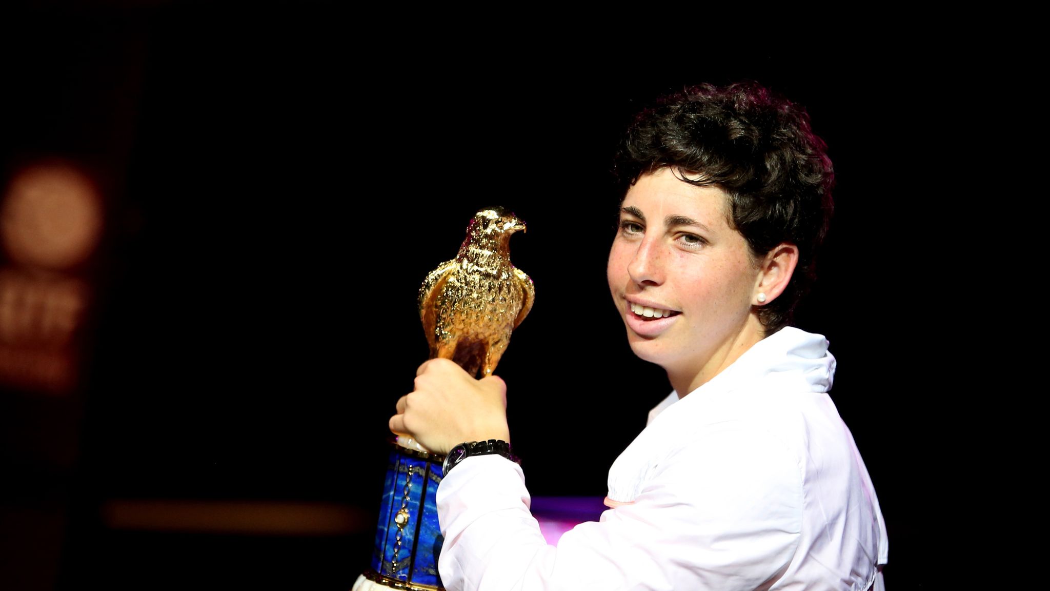 Carla Suarez Navarro beats Jelena Ostapenko in Qatar Open final ...
