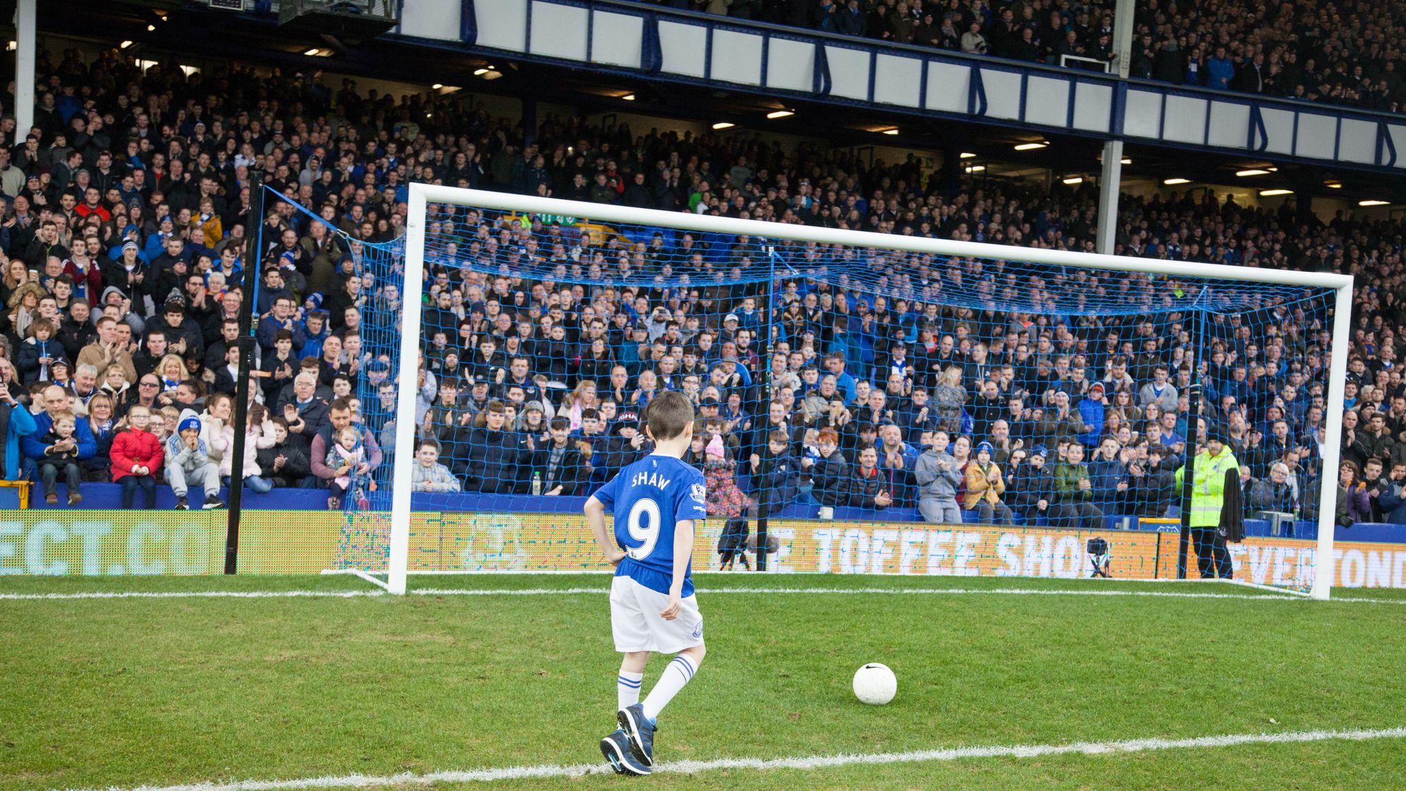 Everton fans vote for nine-year-old George Shaw over Ross Barkley to ...