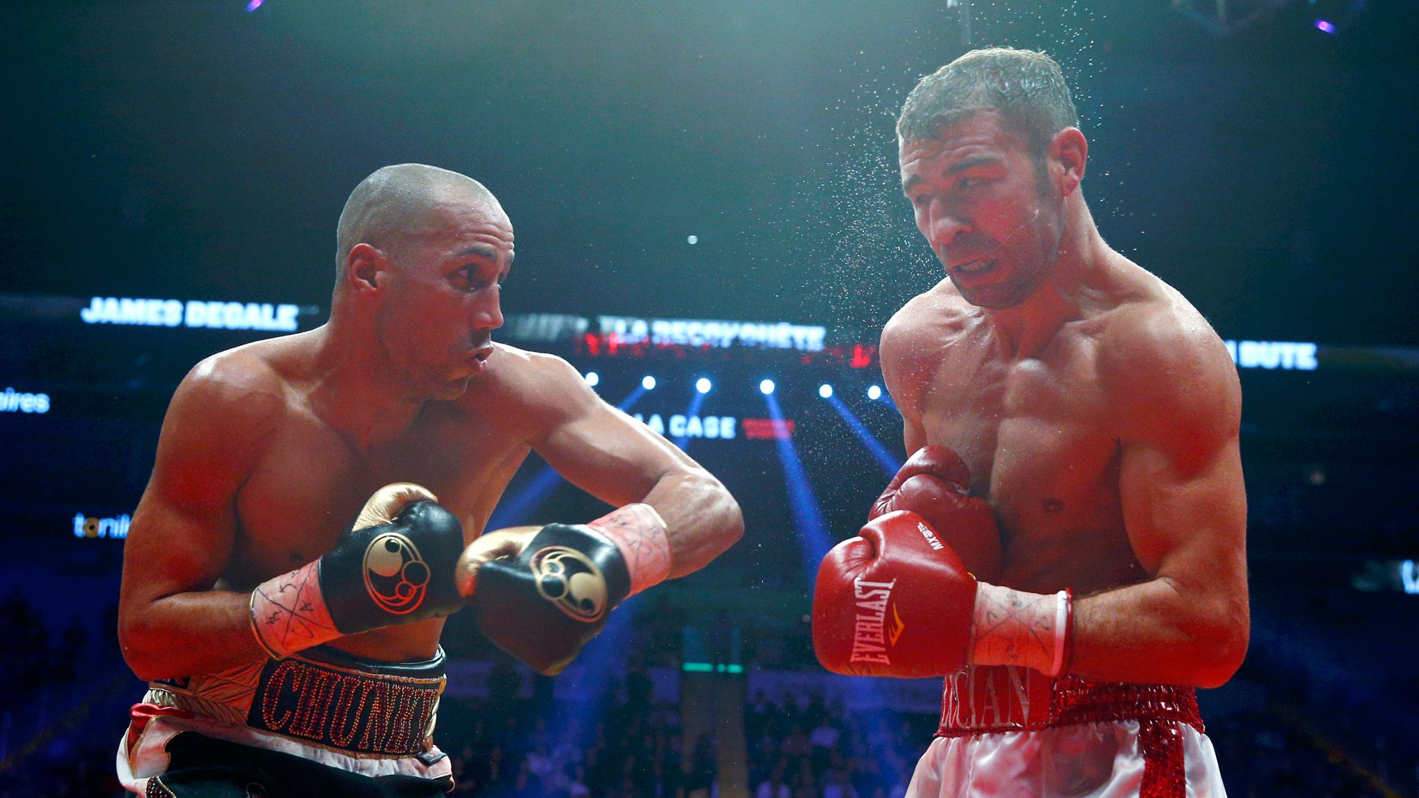 James DeGale makes weight ahead of Rogelio Medina fight | Boxing News | Sky Sports