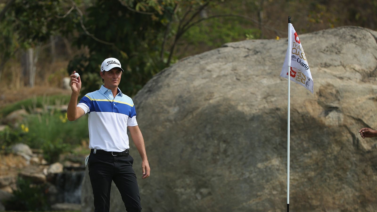 Watch Jason Scrivener brighten his day with a hole in one in Thailand ...
