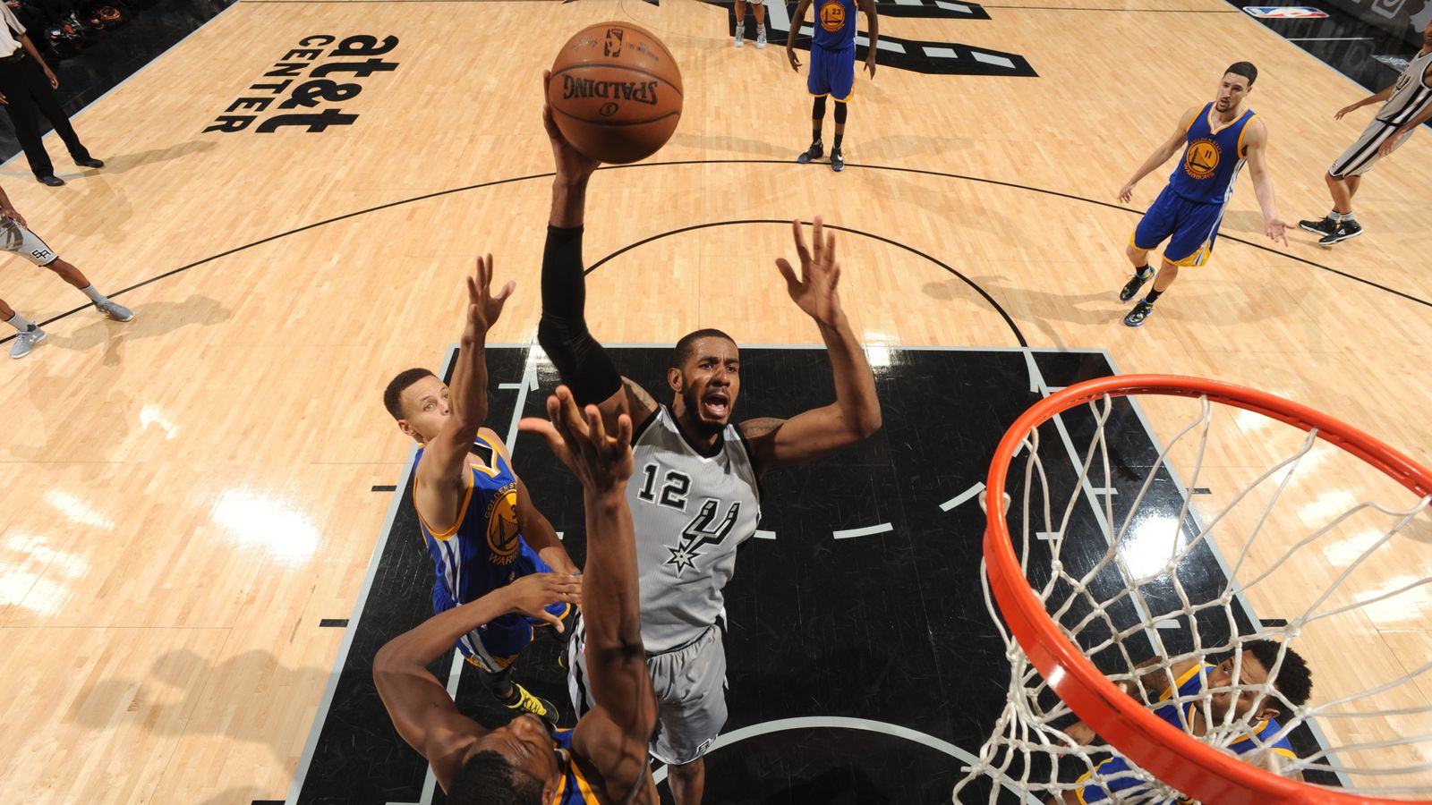 LaMarcus Aldridge stars as San Antonio Spurs beat Golden State Warriors ...