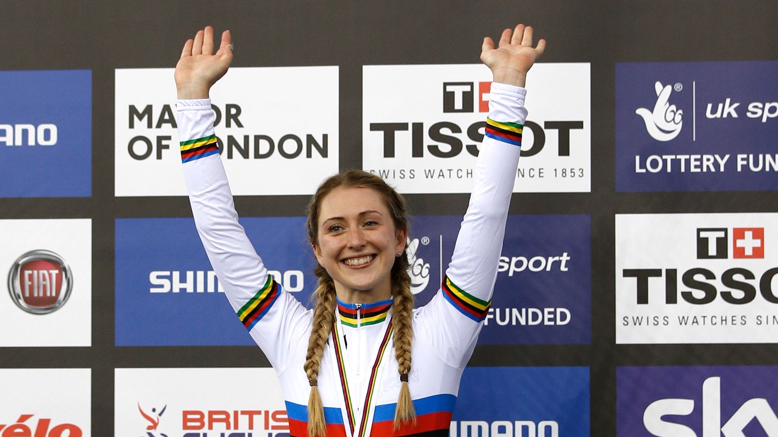 Laura Trott wins scratch race at World Championships in London ...