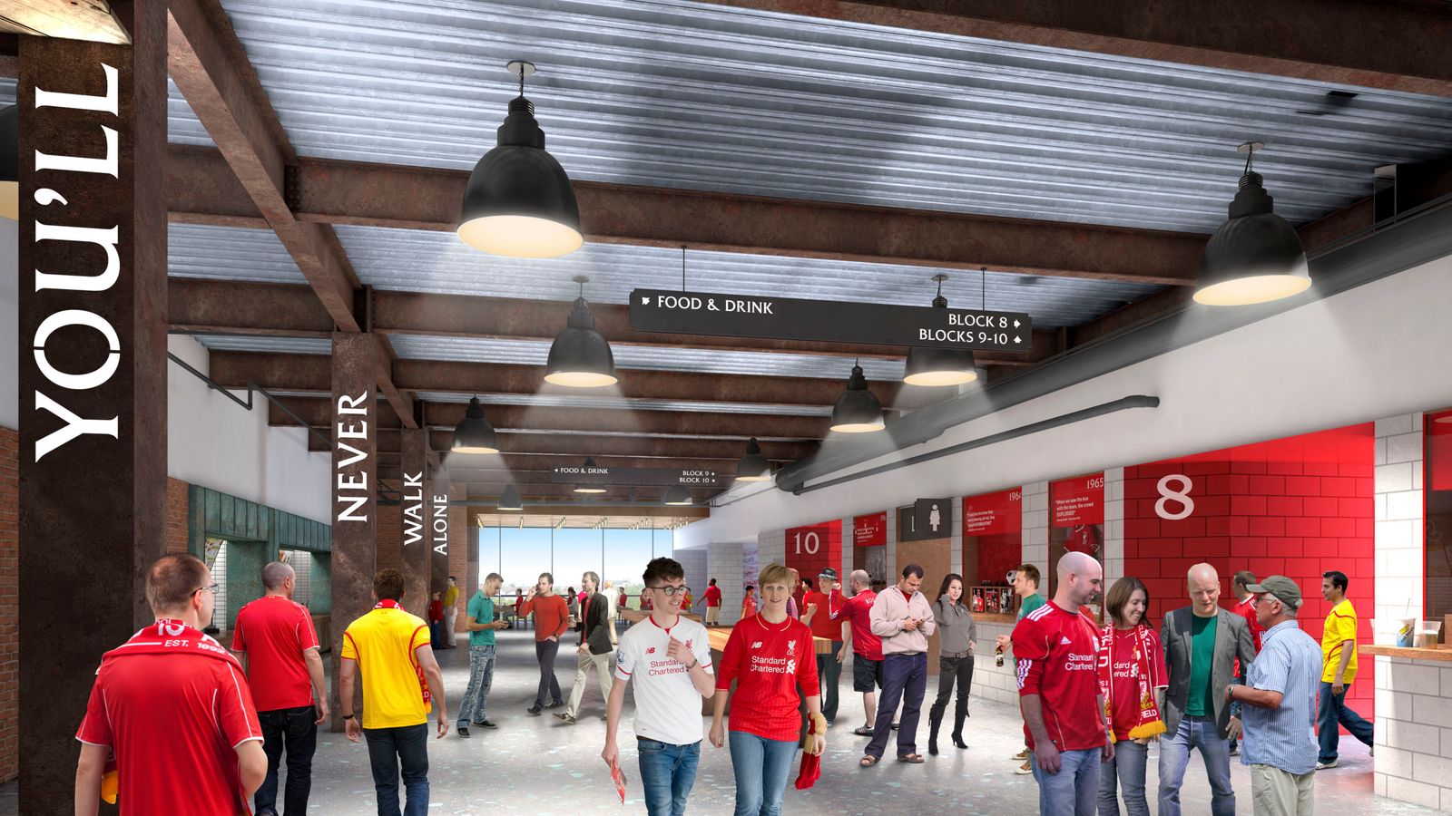Liverpool release images for their new main stand at Anfield | Football ...