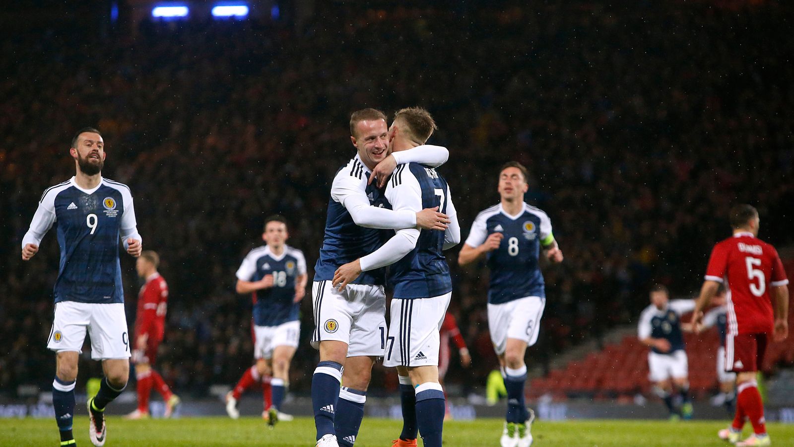 Scotland 1-0 Denmark: Matt Ritchie strikes in narrow win | Football ...