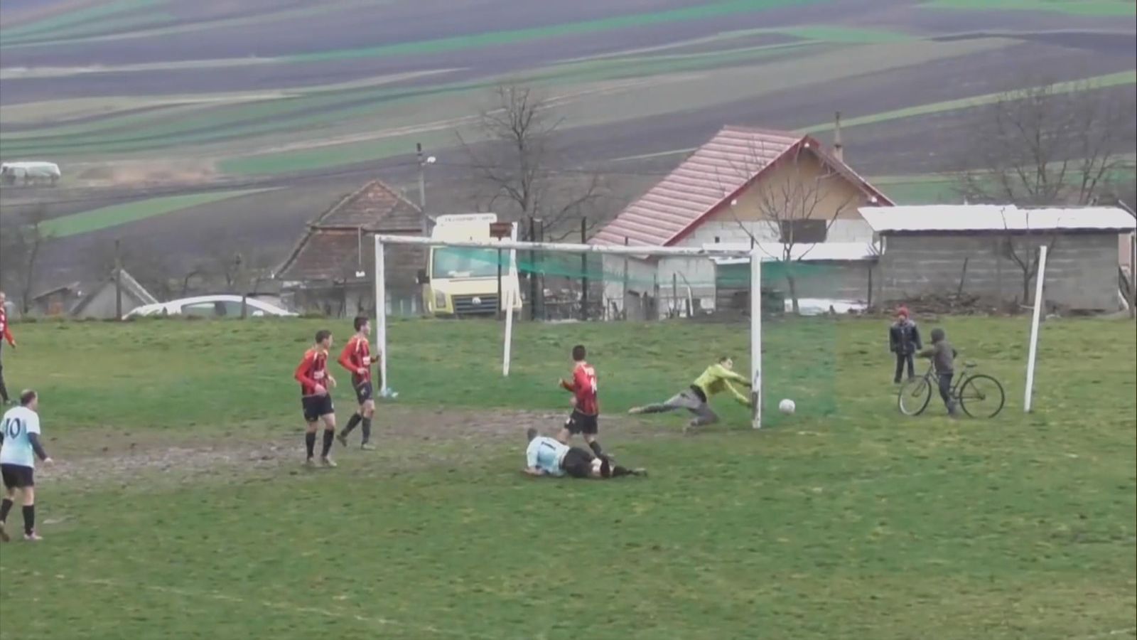 WATCH: Hilarious ghost goal | Football News | Sky Sports