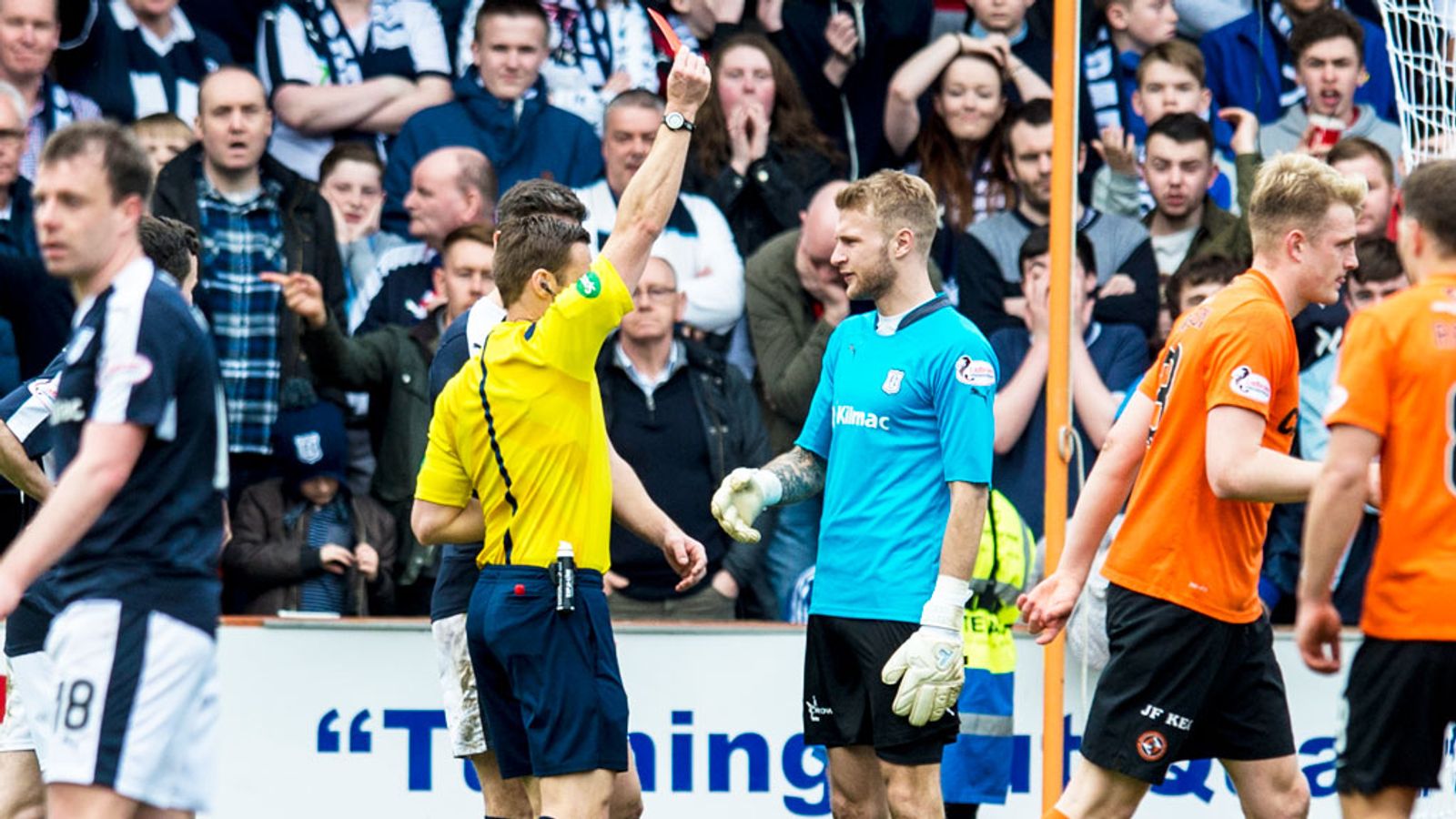 Dundee appeal Scott Bain's red card against Dundee United | Football ...