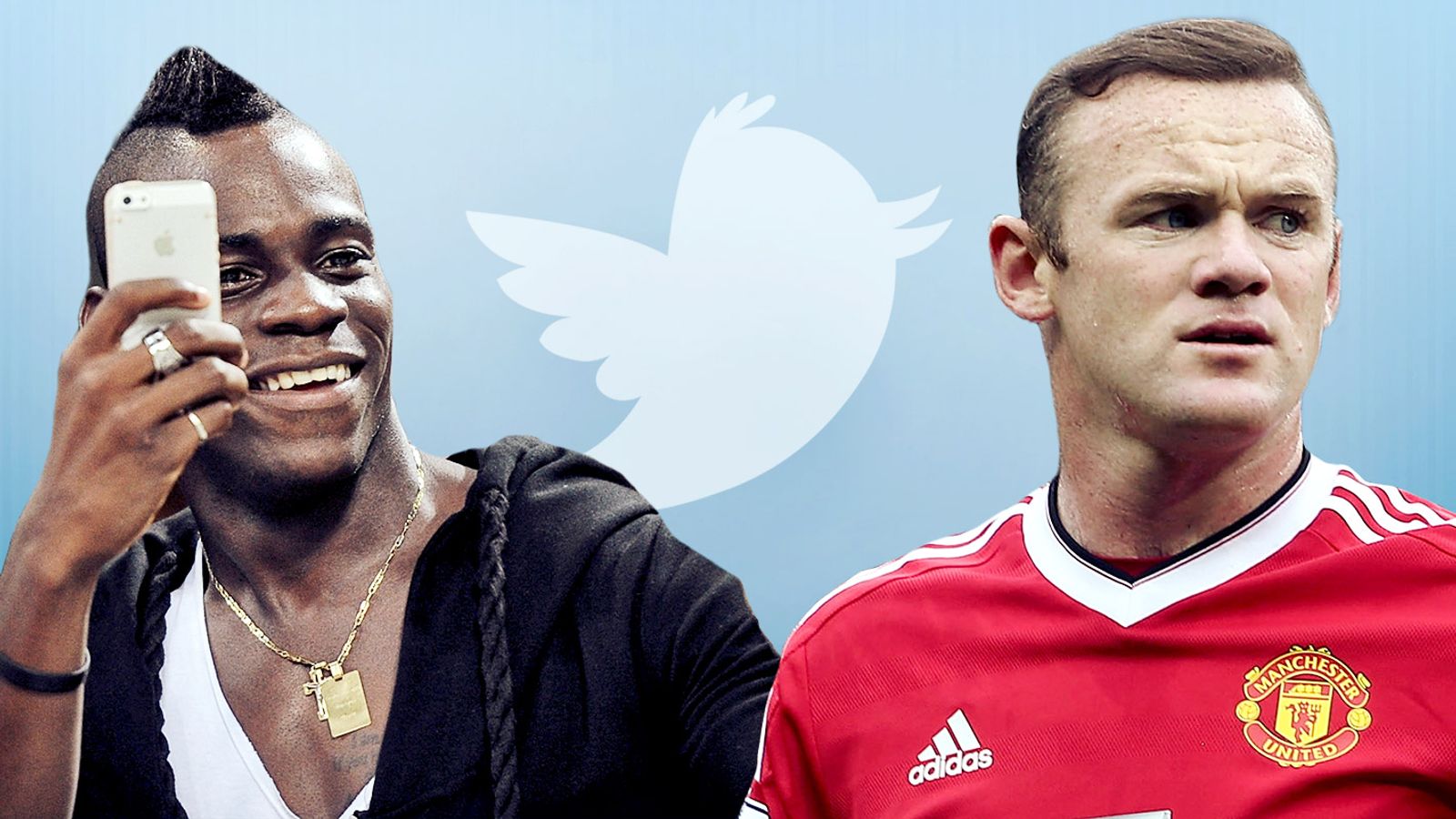 Football's first tweets... Mario Balotelli, Wayne Rooney, Harry Kane ...