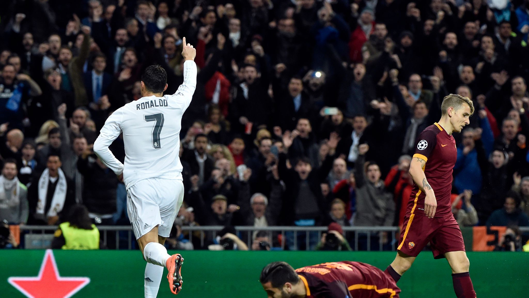 Real Madrid 2-0 Roma (4-0 agg): Cristiano Ronaldo strikes for Real ...