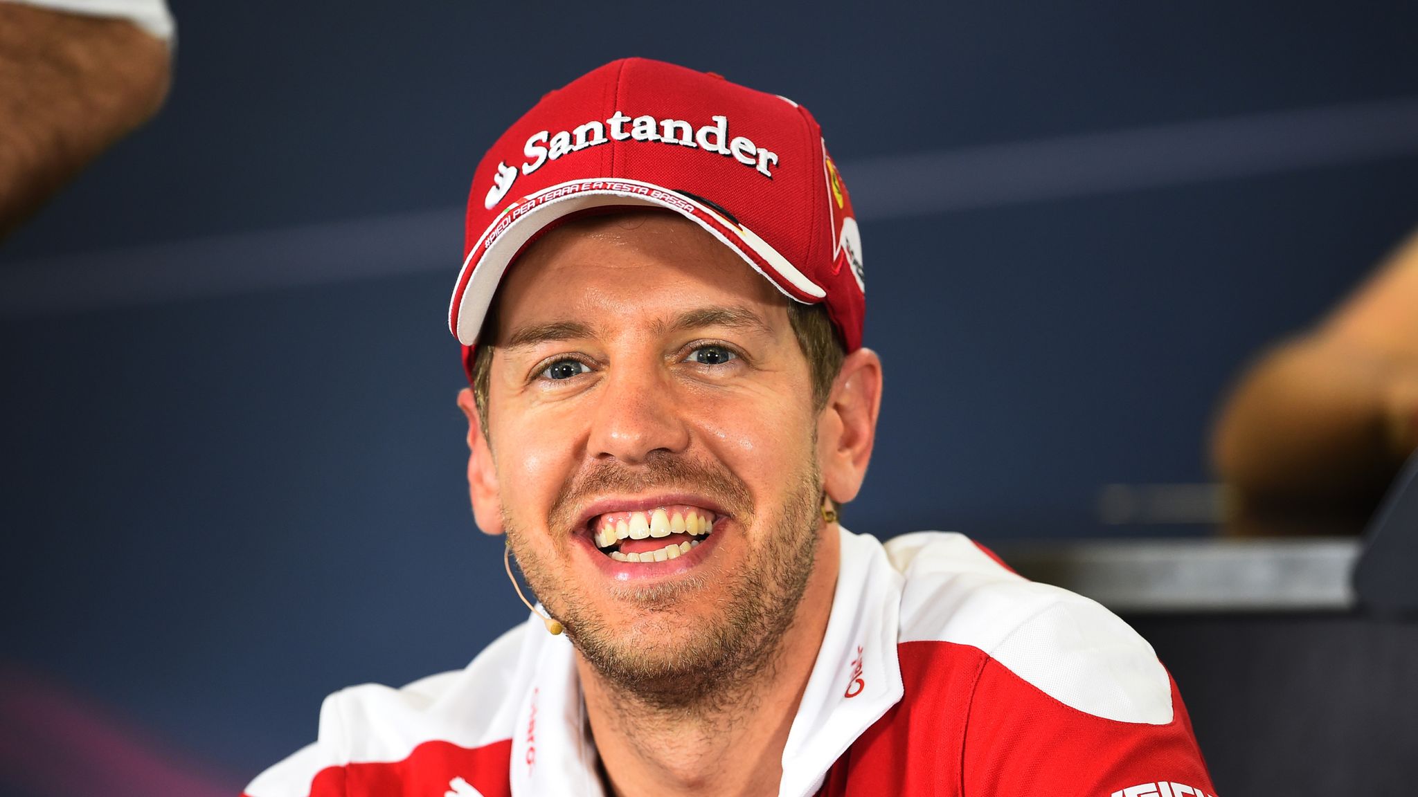 Sebastian Vettel starts 2016 with a Margherita for his new Ferrari car ...