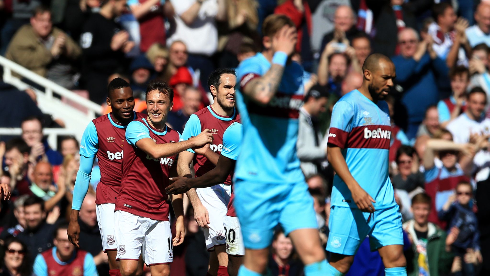 West Ham captain Mark Noble scores in testimonial match | Football News ...