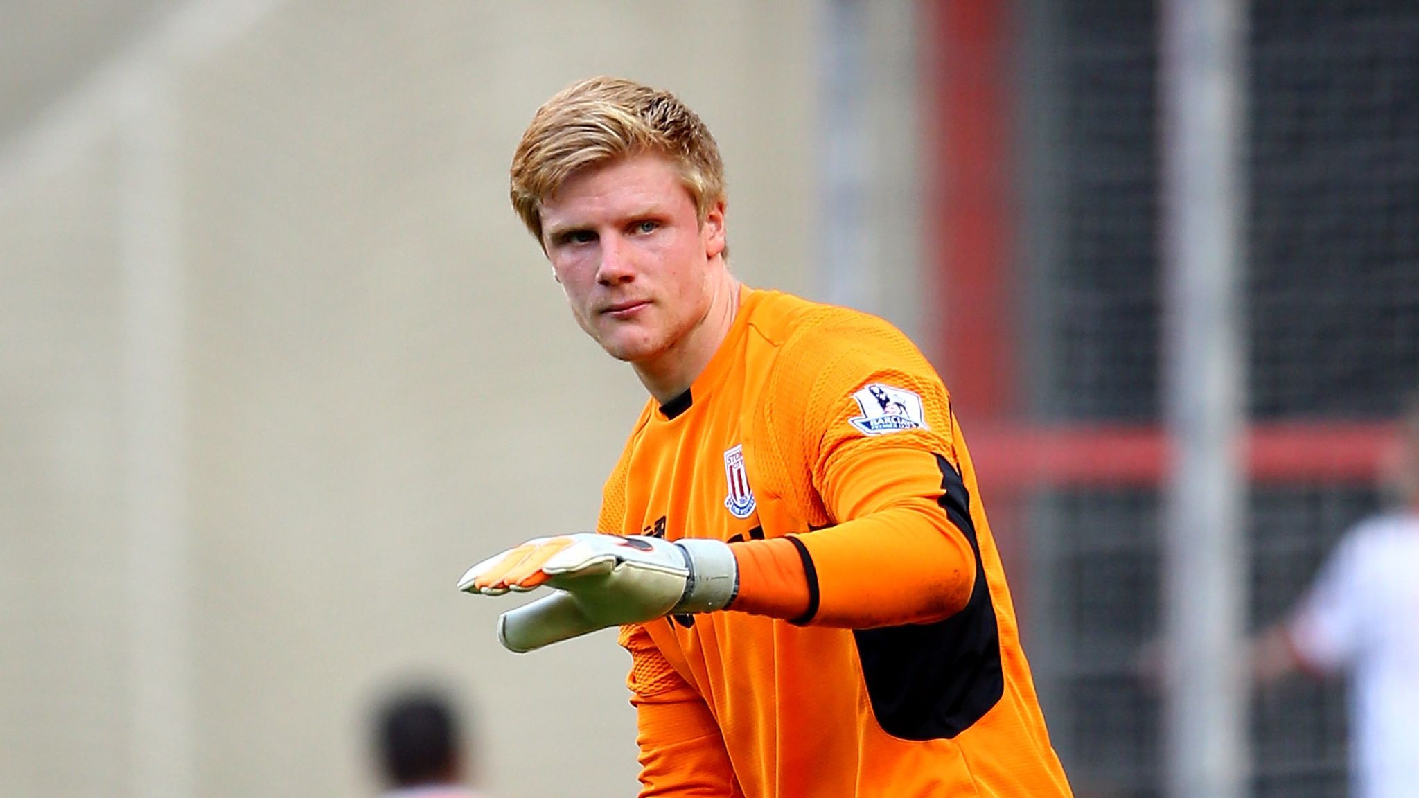 Jakob Haugaard set to replace Jack Butland in Stoke goal | Football ...