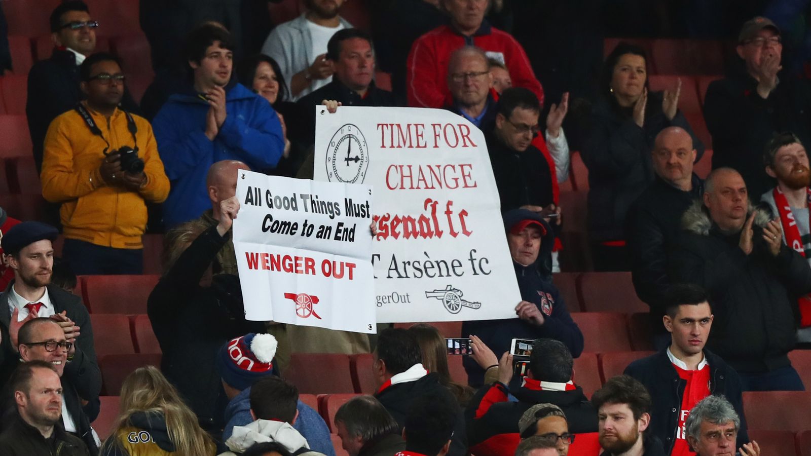 Arsene Wenger calls on protesting Arsenal fans to back team | Football ...
