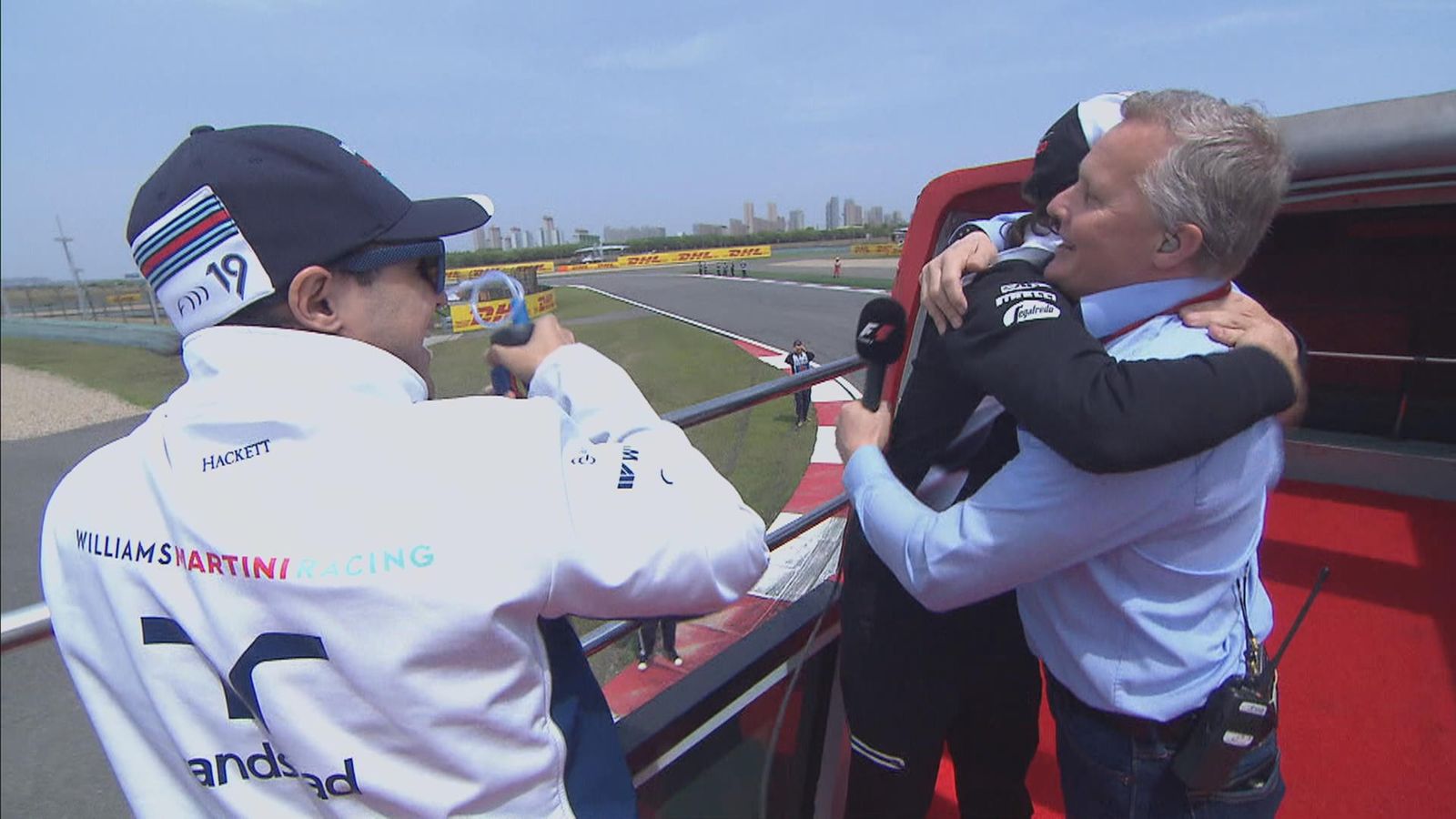 Alonso and Herbert hug it out | F1 News | Sky Sports