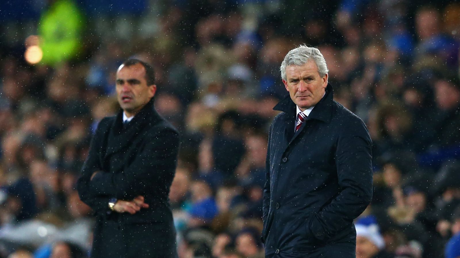 Stoke manager Mark Hughes dismisses Everton links | Football News | Sky ...