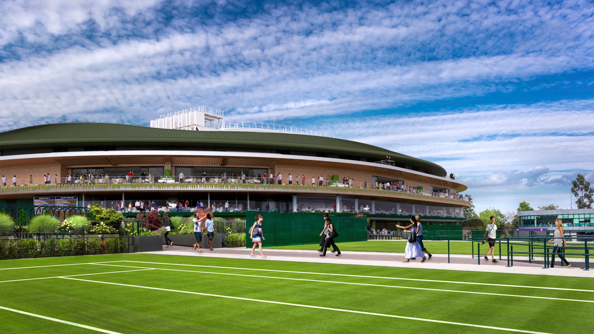 Wimbledon reveals plans for new-look £70m No 1 court | Tennis News ...