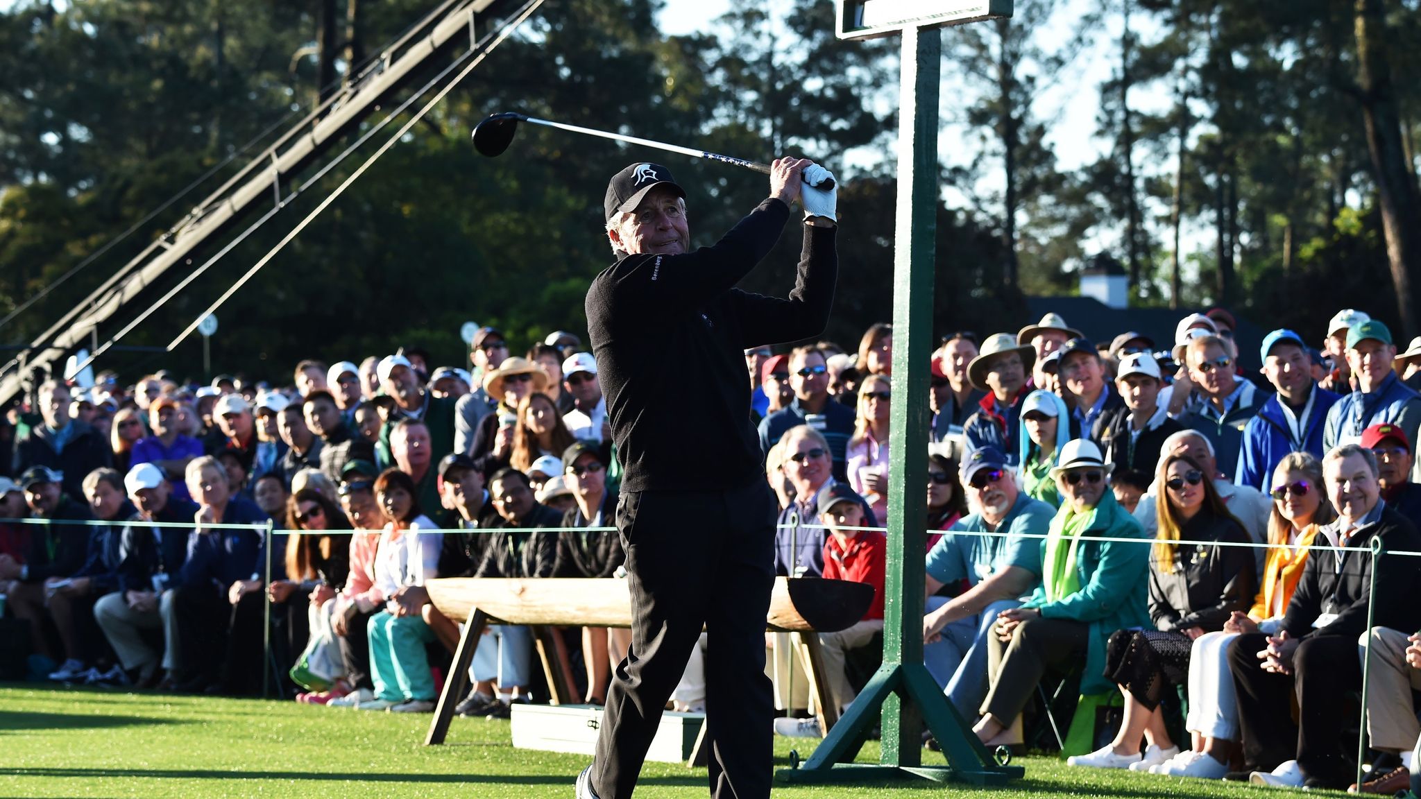 Gary Player and Jack Nicklaus get Masters under way | Golf News | Sky ...