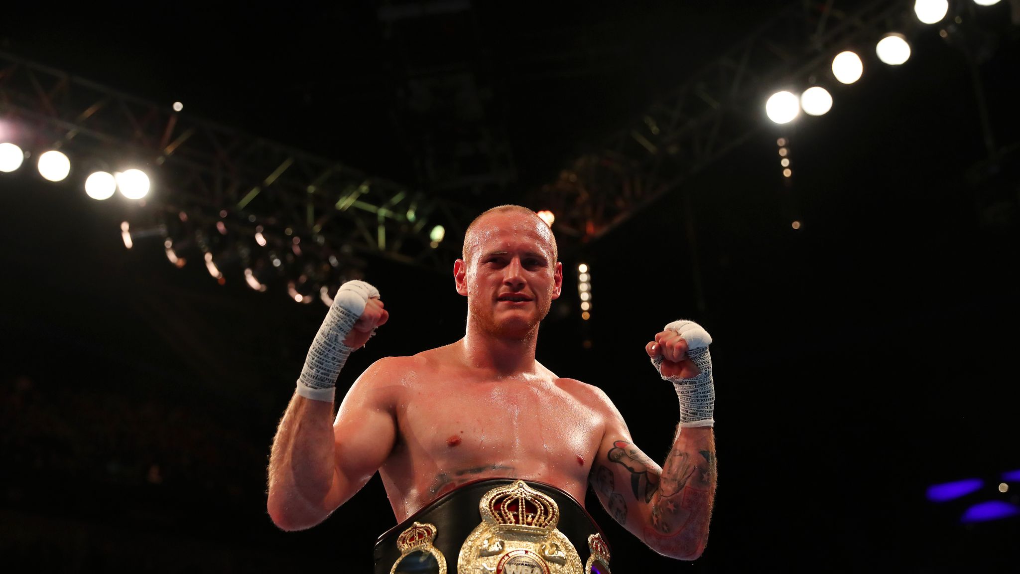 Joshua: George Groves proved far too good for the previously unbeaten ...