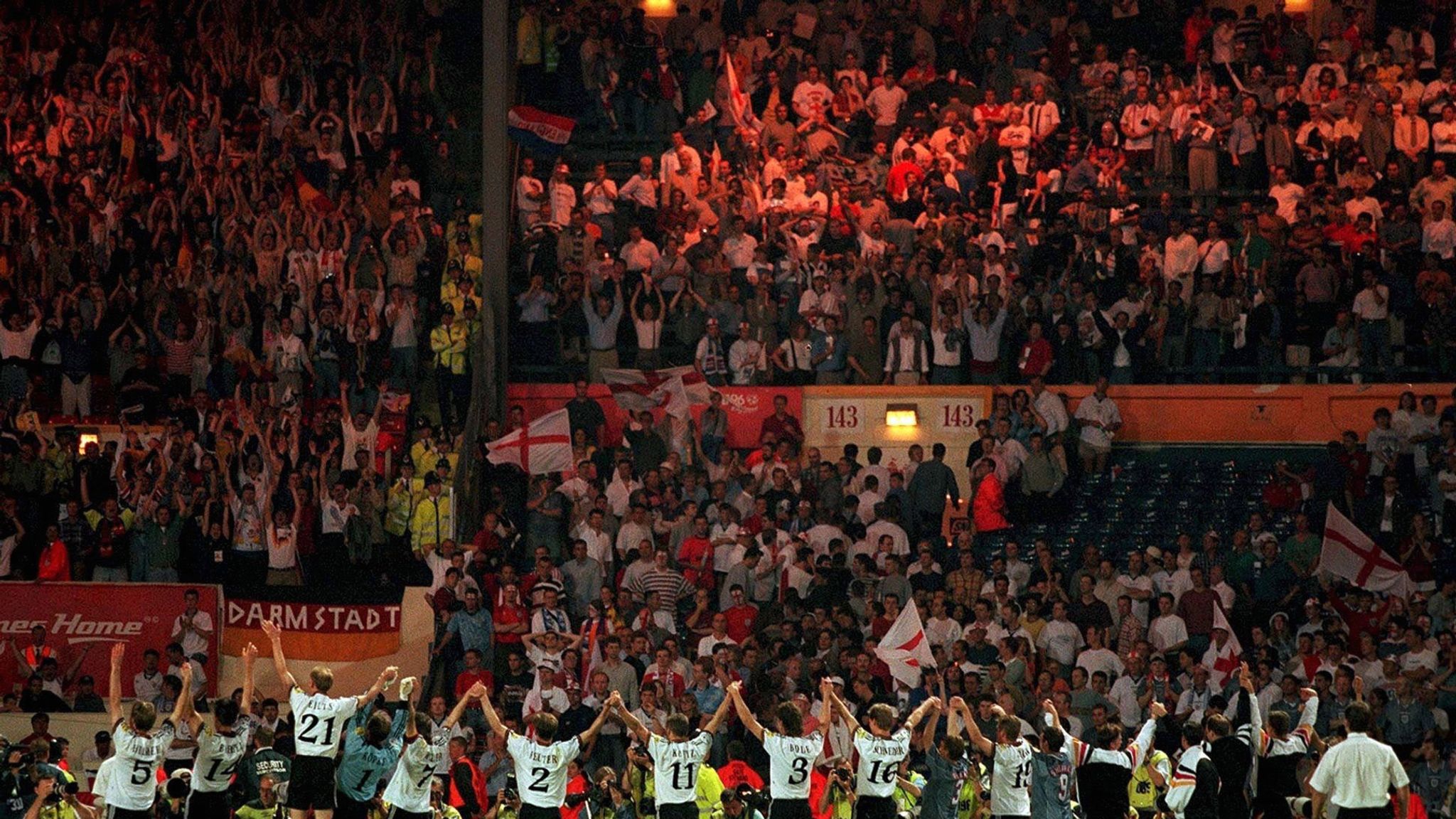 Remembering Euro 96: Jamie Redknapp, Darren Anderton, Stuart Pearce and ...