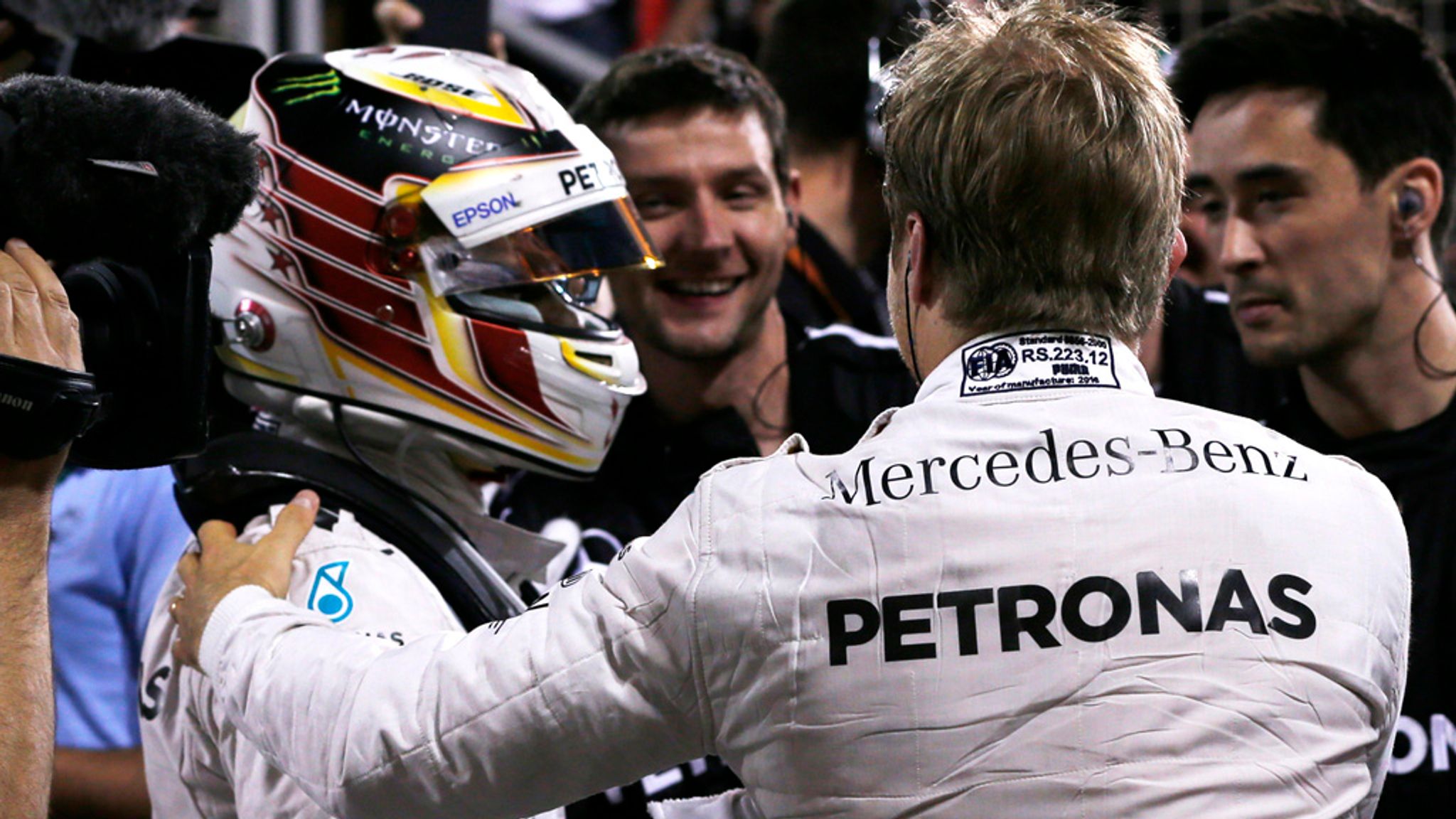 2016 Bahrain GP: Nico Rosberg wins, Hamilton third after troubled start ...