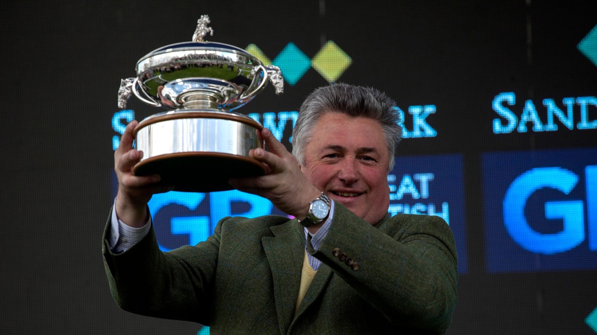 'Relieved' Paul Nicholls lands trainers title for tenth time at Sandown ...
