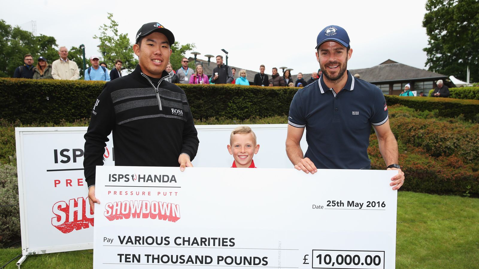 Jamie Redknapp and Ben An win putting competition at Wentworth | Golf ...