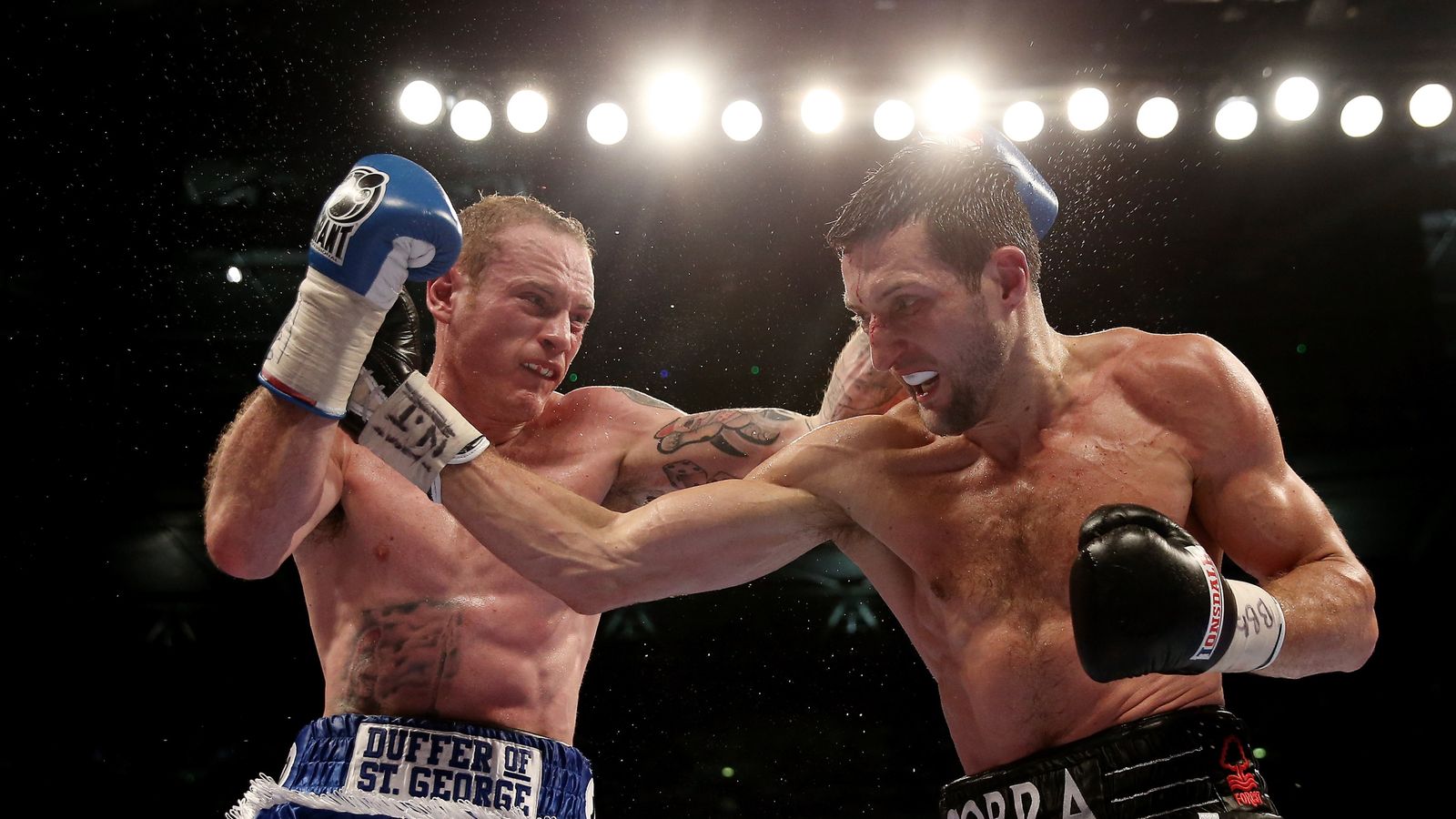 Carl Froch and George Groves fought at Wembley two years ago today ...