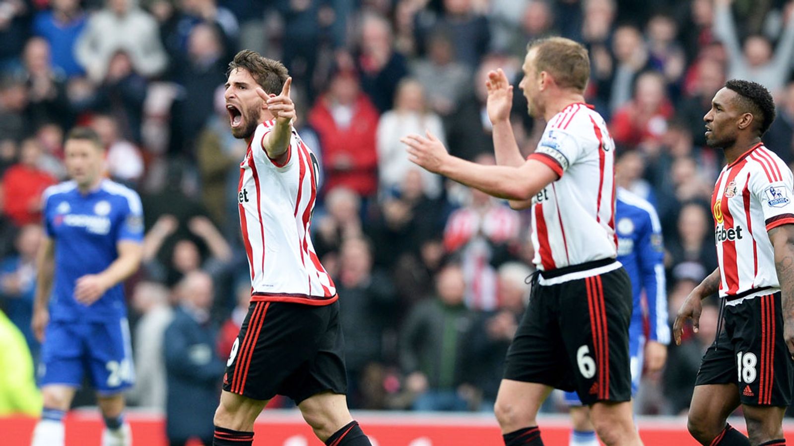 Sunderland striker Fabio Borini is hoping to secure Premier League ...