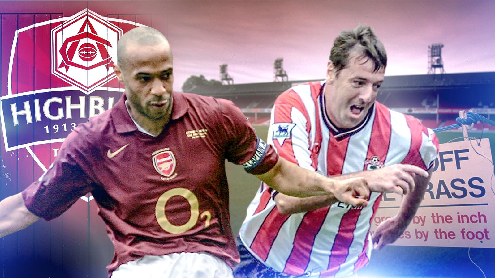 Stadiums' final goalscorers: Le Tissier, Henry, Svensson and Piper ...