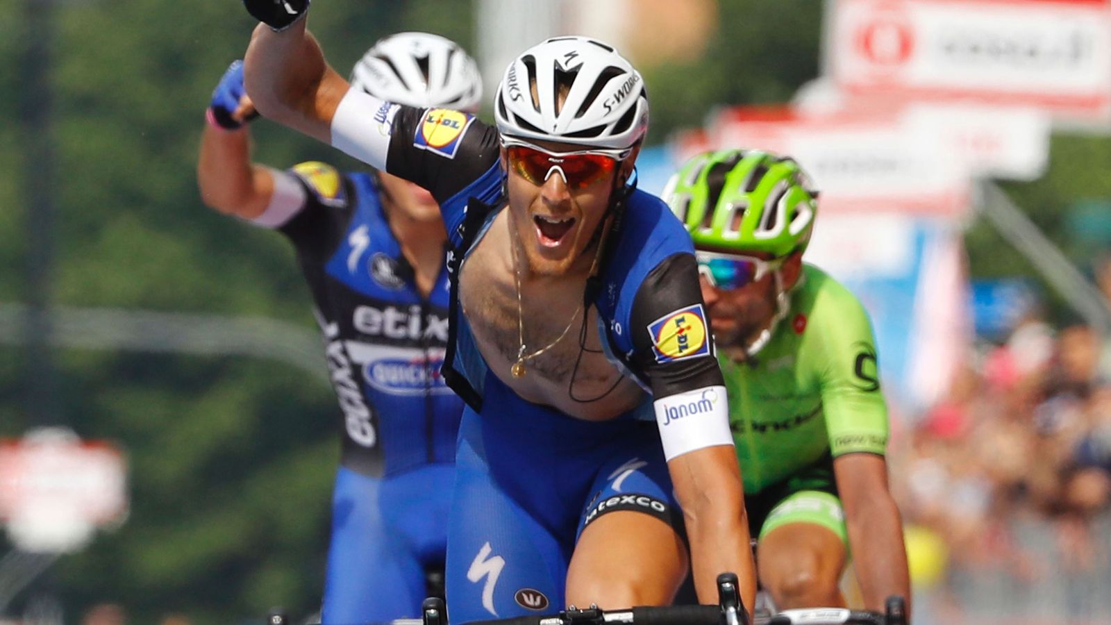 Giro d'Italia: Matteo Trentin wins as Steven Kruijswijk retains lead ...
