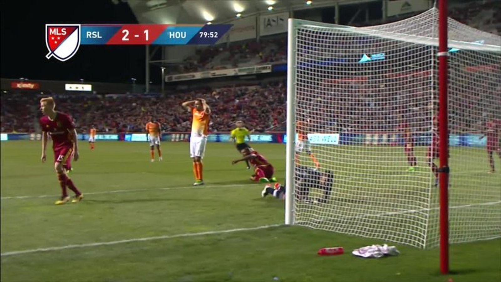 Real Salt Lake goalkeeper Nick Rimando make a crucial save with his ...