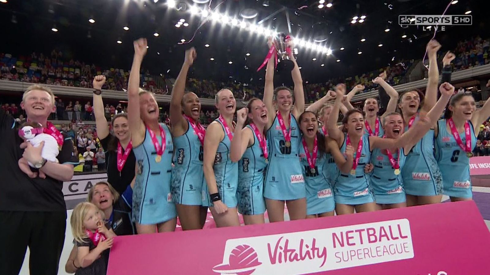 Surrey Storm beat Manchester Thunder to win Netball Superleague ...