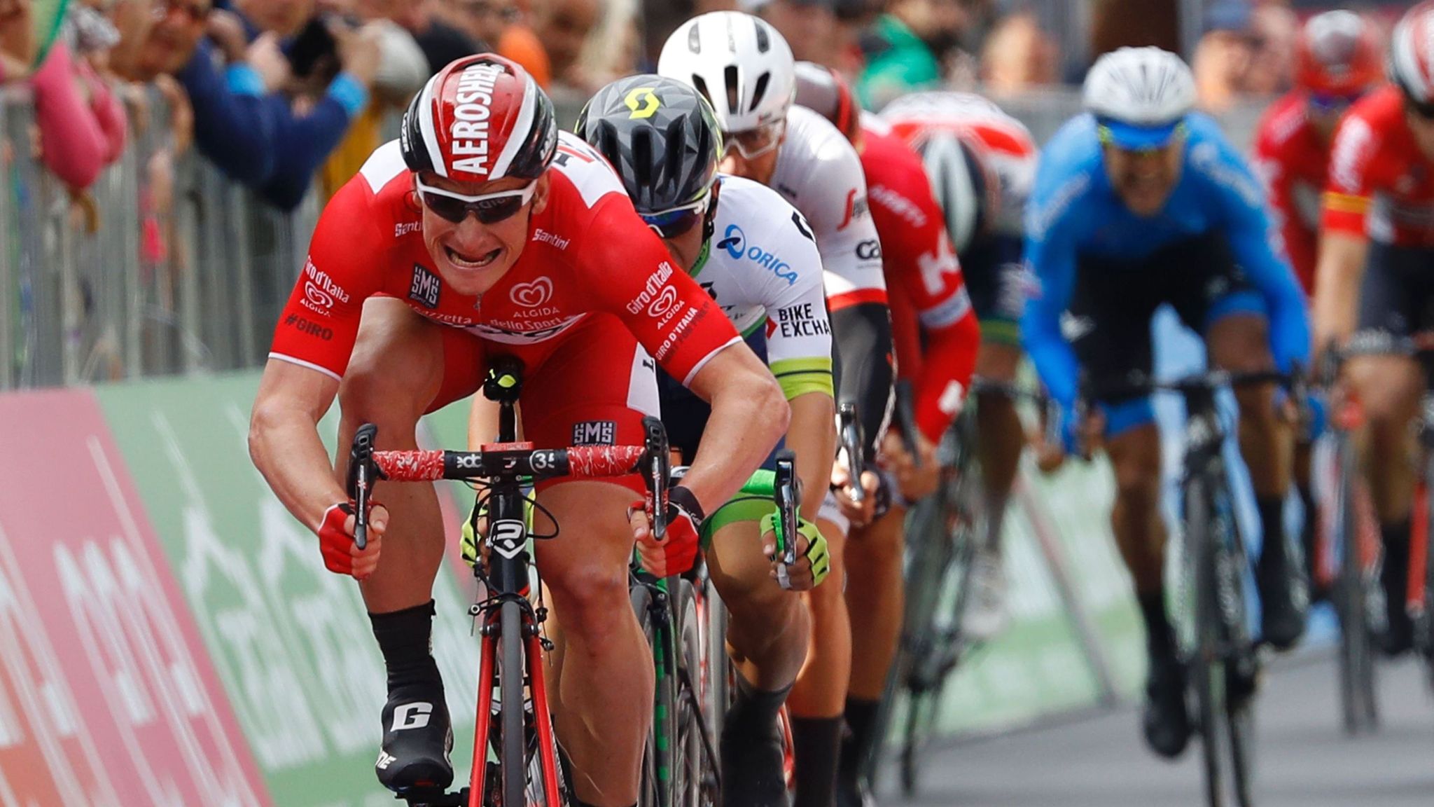 Giro d'Italia: Andre Greipel wins stage 12 as Bob Jungels retains lead ...