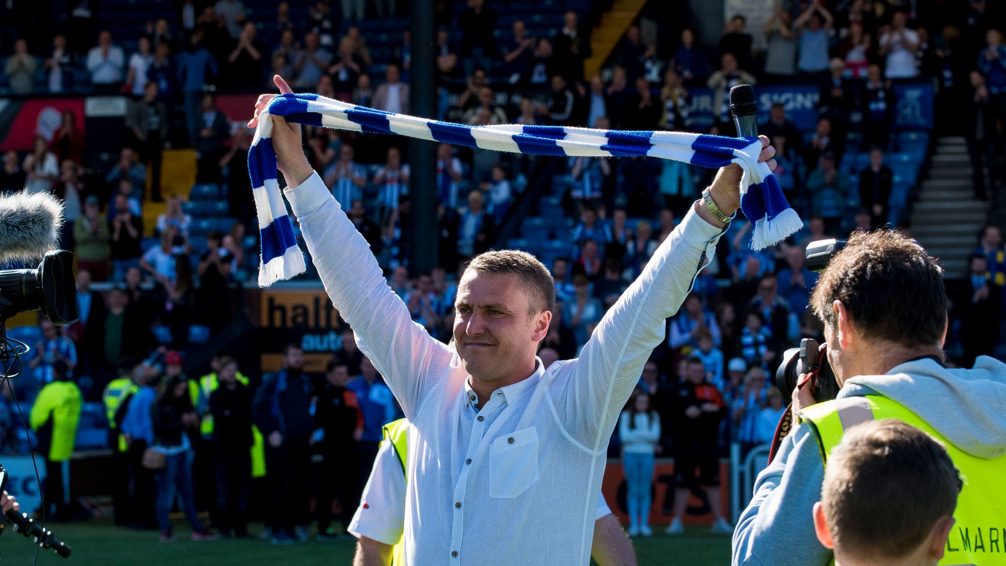 Kilmarnock Boss Lee Clark Admits Relief After Play Off Win Over Falkirk Football News Sky Sports