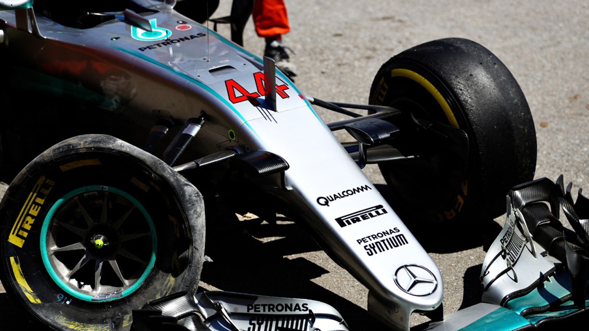 Lewis Hamilton and Nico Rosberg escape penalty after their race-ending ...