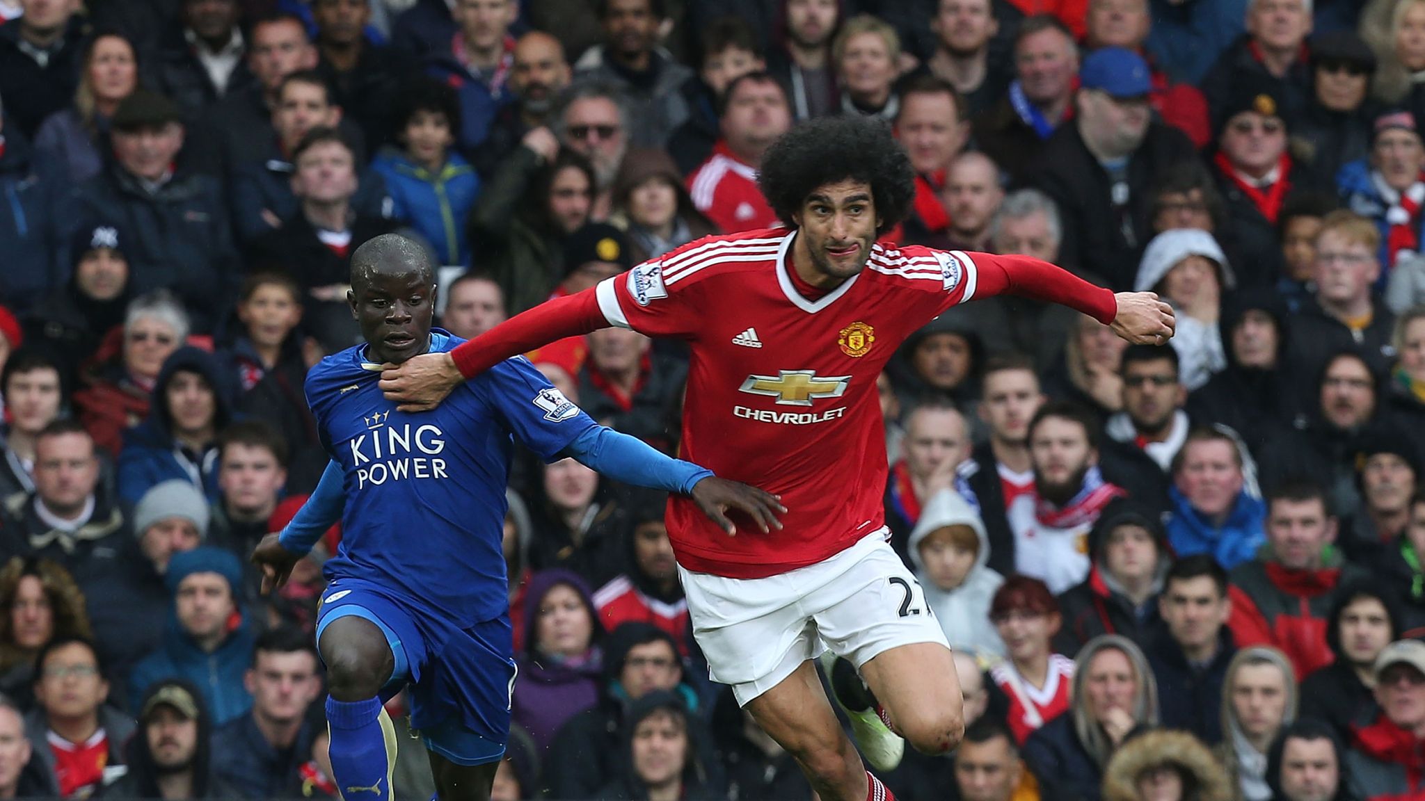 Marouane Fellaini elbow on Robert Huth 'natural reaction' to having ...