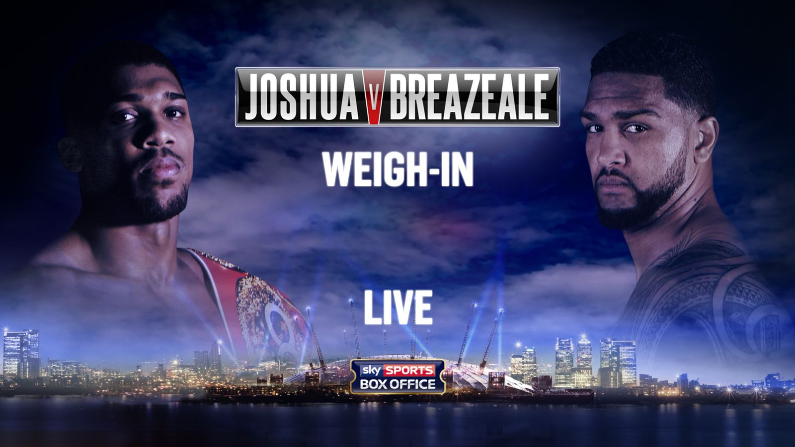 Joshua vs Breazeale: Follow the weigh-in LIVE | Boxing News | Sky Sports