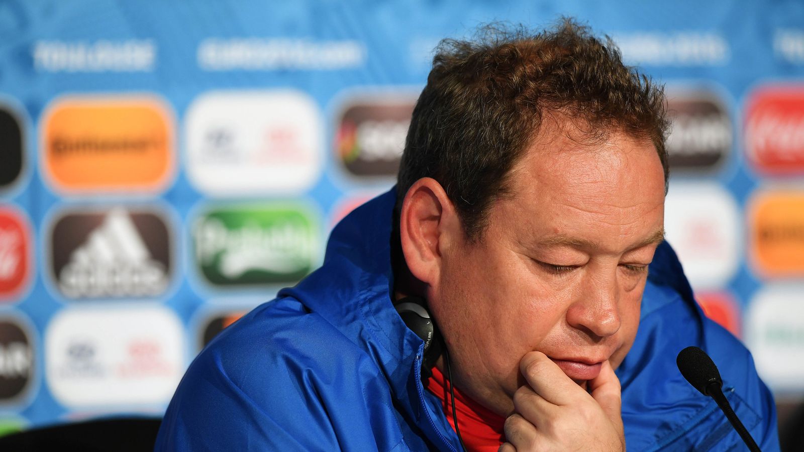 Russia coach Leonid Slutsky resigns after Euro 2016 exit | Football ...