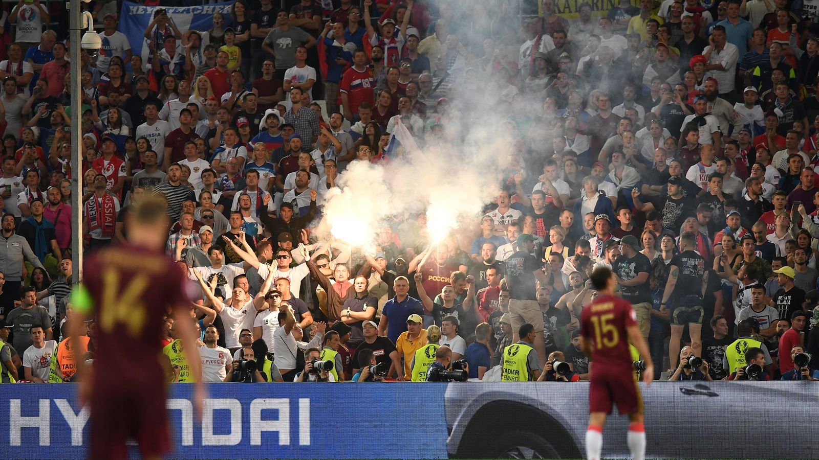 Russian FA official says their fans 'defended honour of country ...