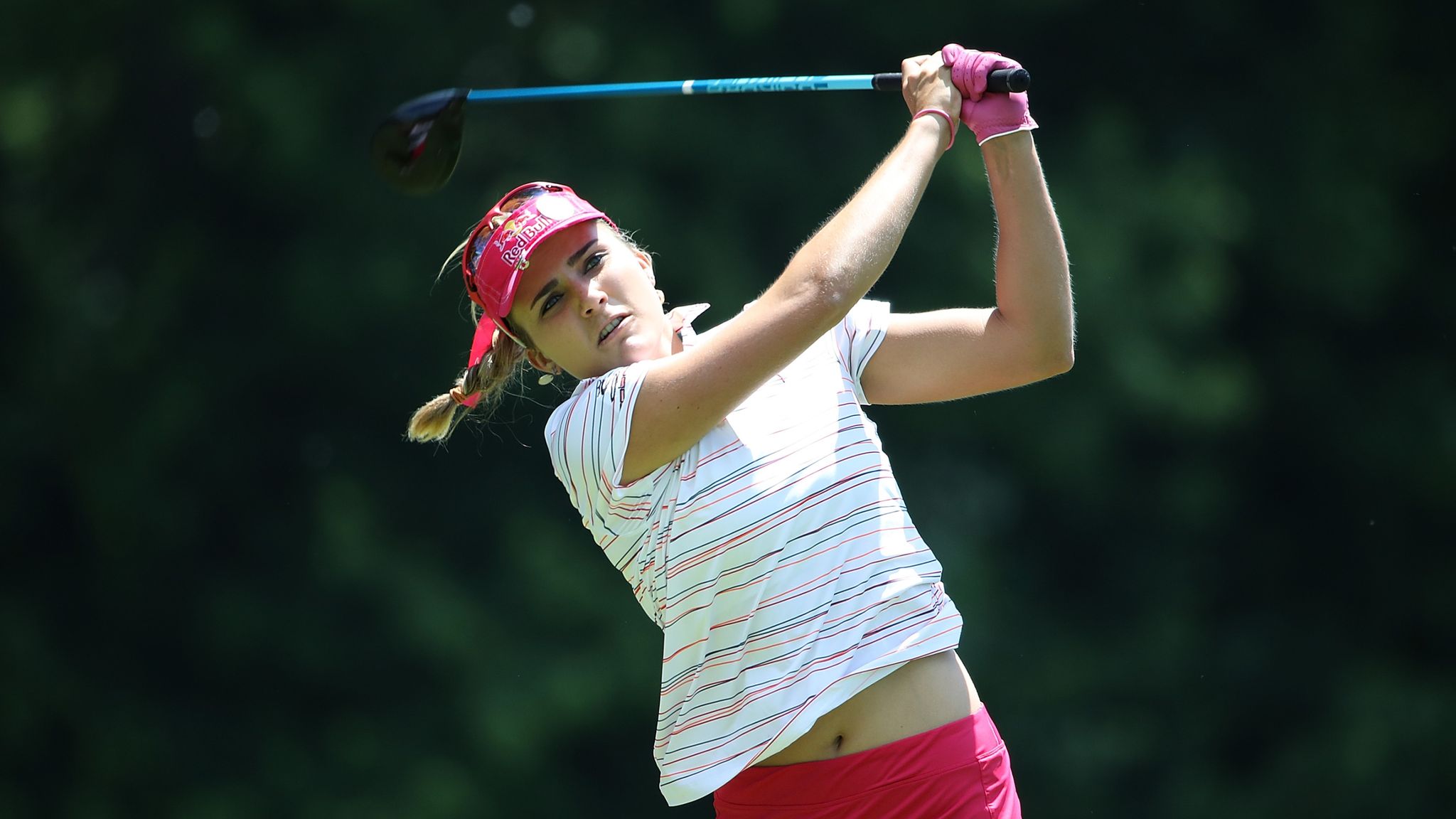 Lexi Thompson holds lead at Meijer LGPA Classic despite back injury ...