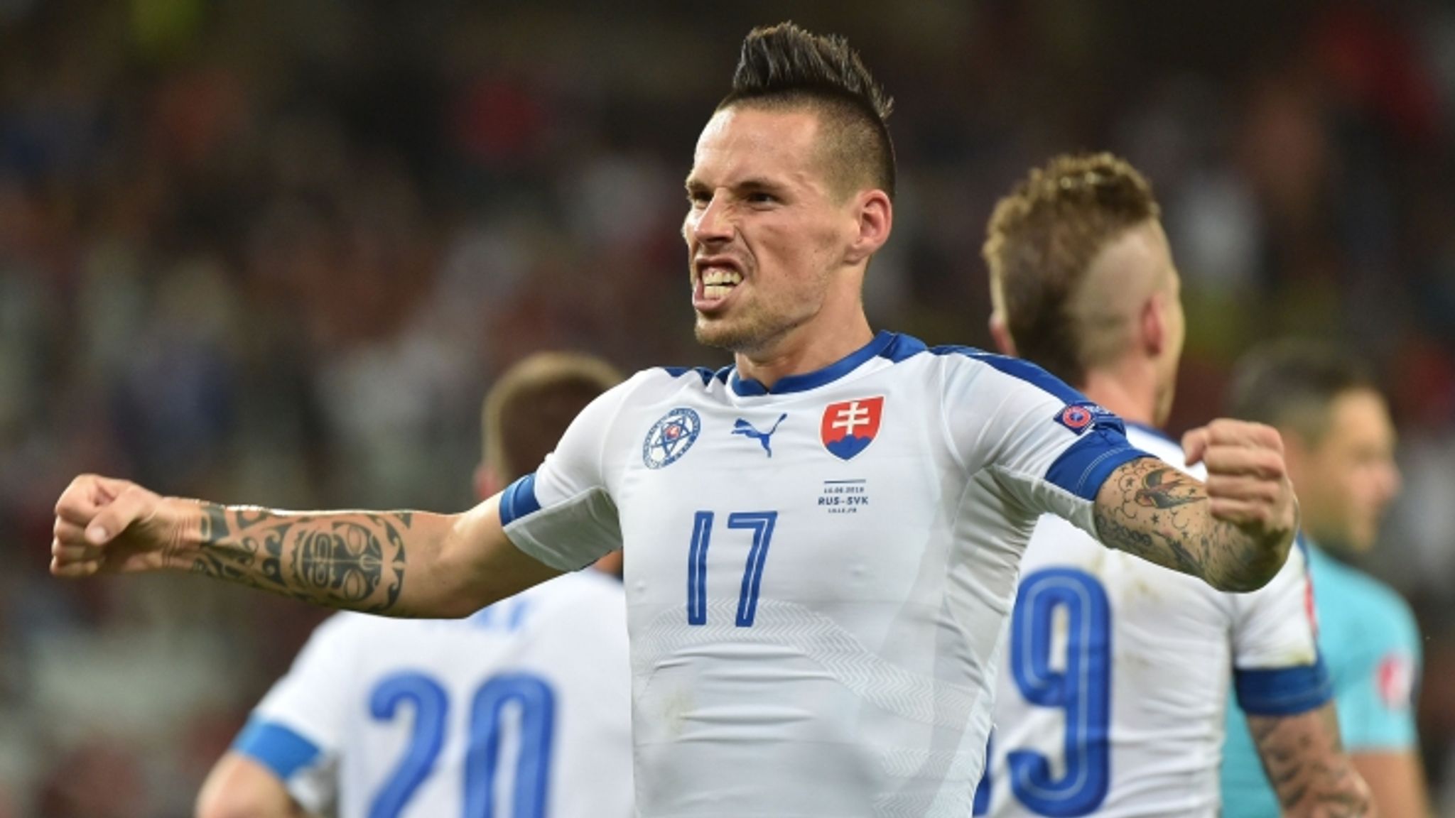 Slovakia's dangermen for England at Euro 2016: Marek Hamsik, Vladimir ...