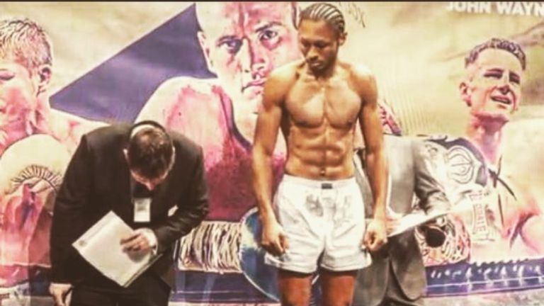 Craig 'Spider' Richards fights at Anthony Joshua's media workout, so ...